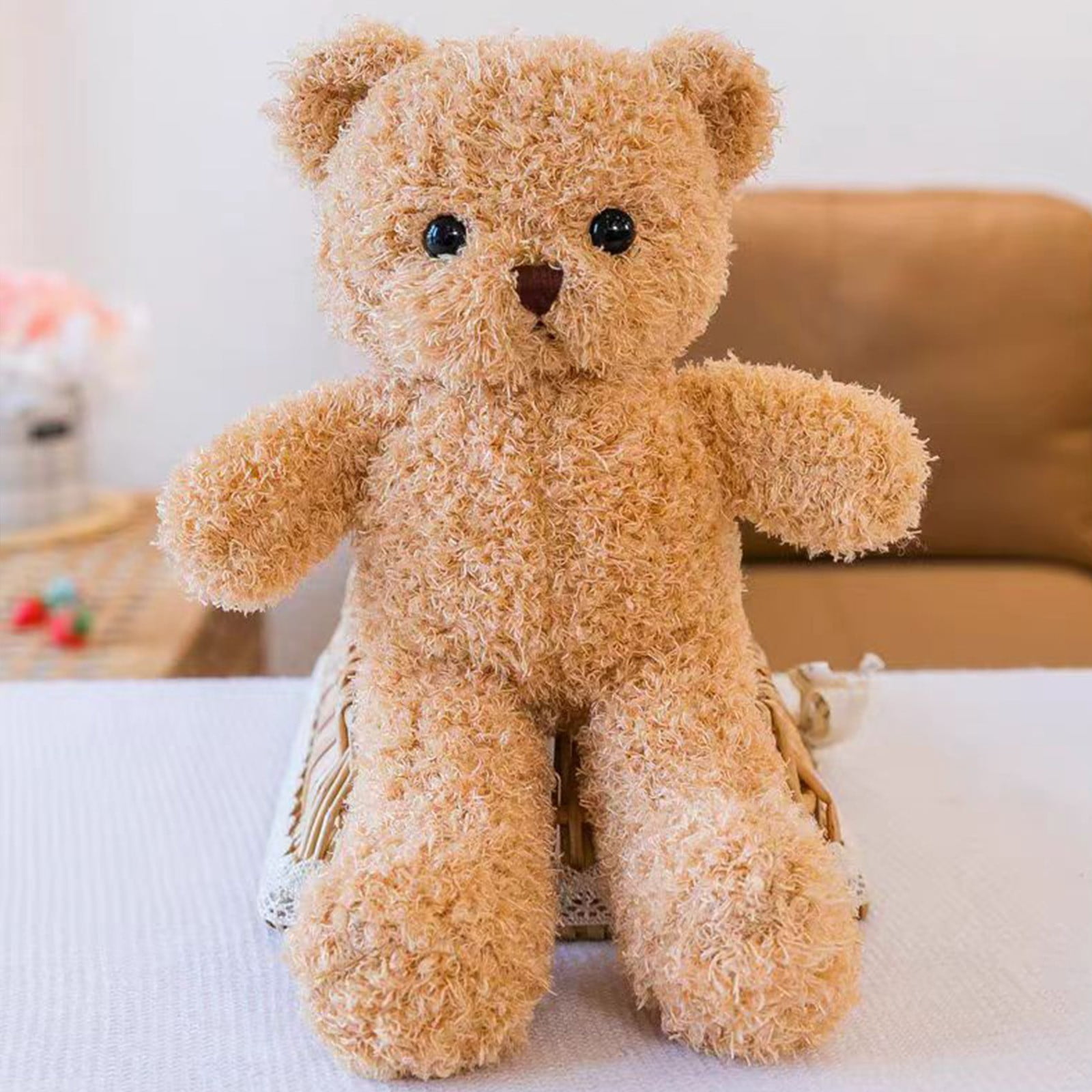 Limited Time Deal karymi Seaweed Rolling Rose Rolling Teddy Bear Lint ...