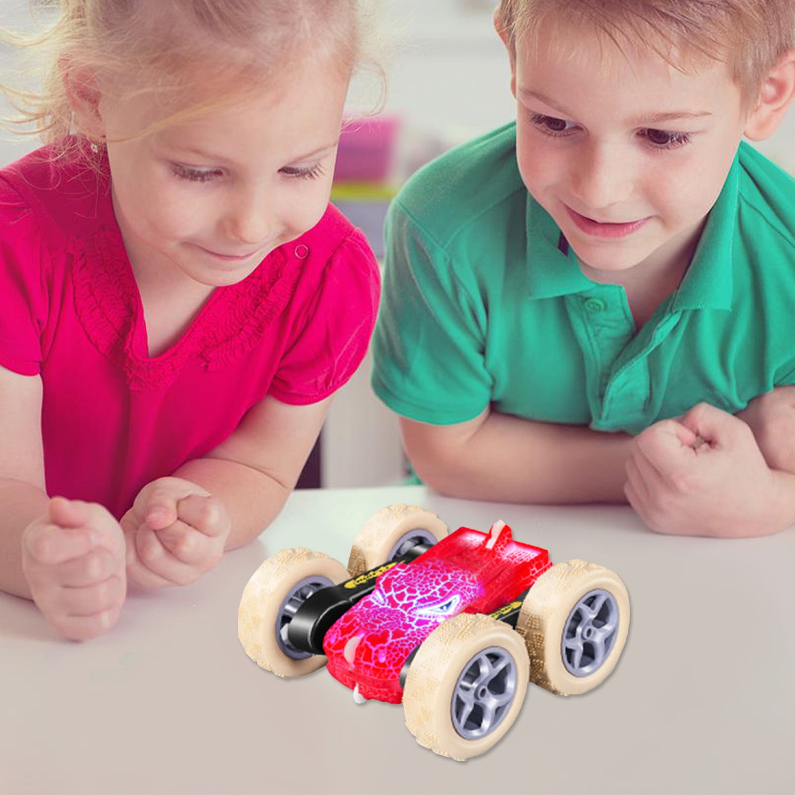 Limited Time Deal karymi Stunt Truck Dump Truck Remote Control Toy Car ...