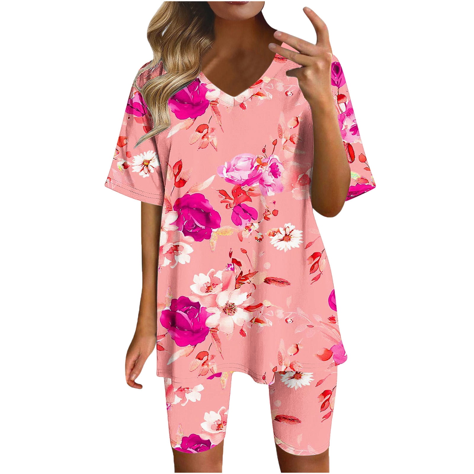 Limited Time Deal kttectoa Loose Slim Soft Pajamas Set Womens Pajamas ...