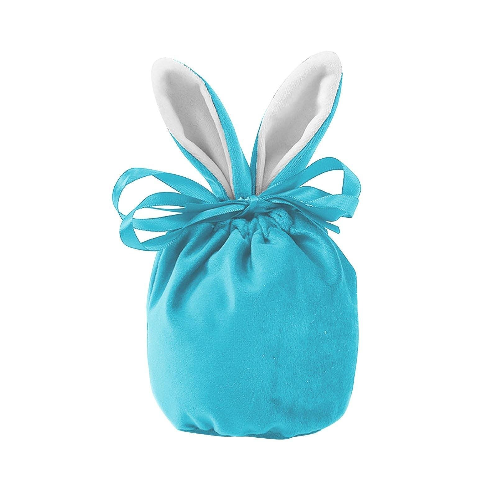 Limited Time Deals! Large Easter Drawstring Bags Bunny Gift Bags Rabbit ...