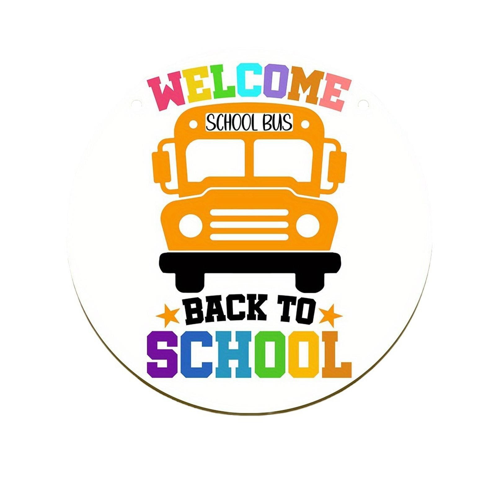 Limited Time Deals! School Bus Photo Frame – Custom Back to School ...