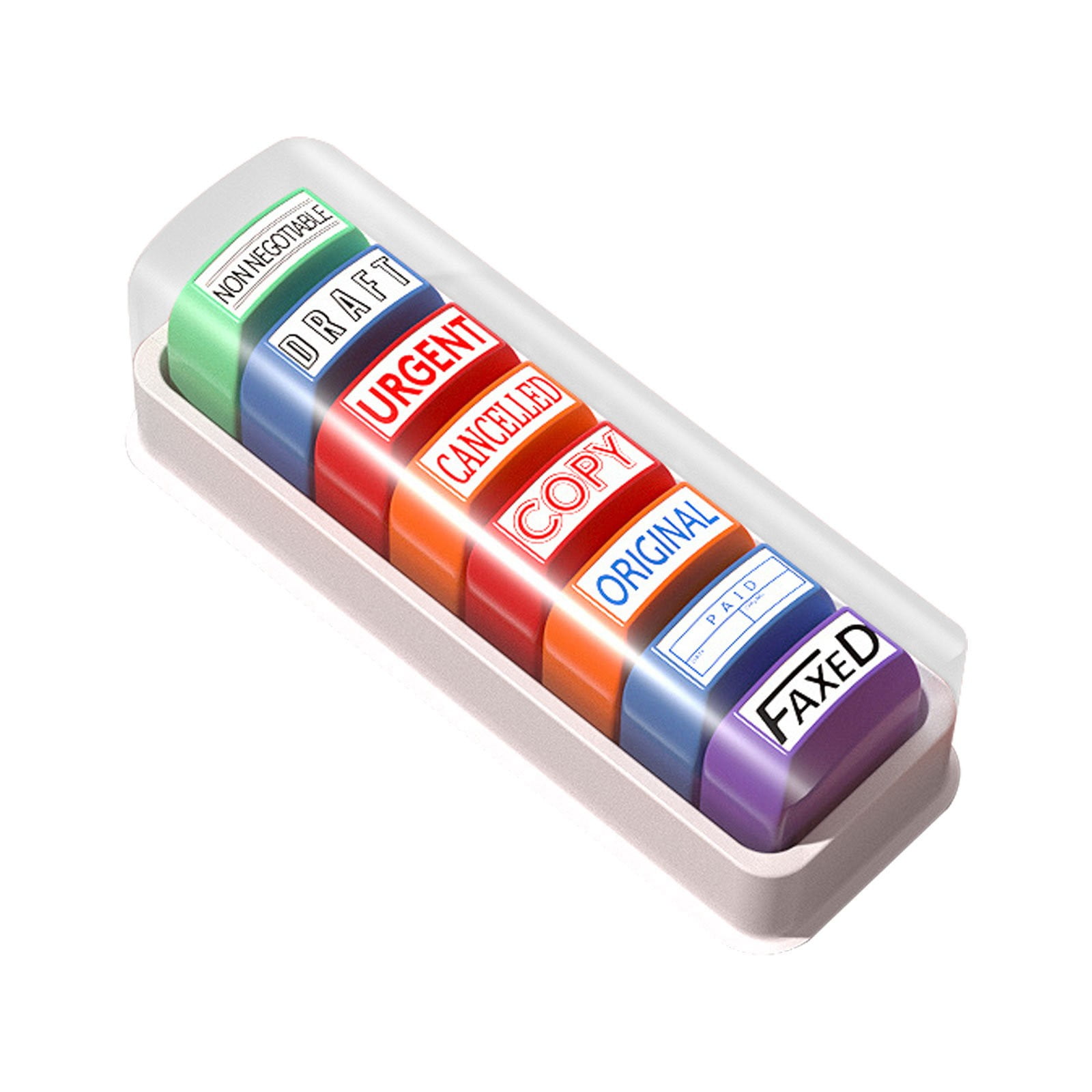 Limited Time Deals!Self-inking Teacher Stamp for Grading, Rectangular ...