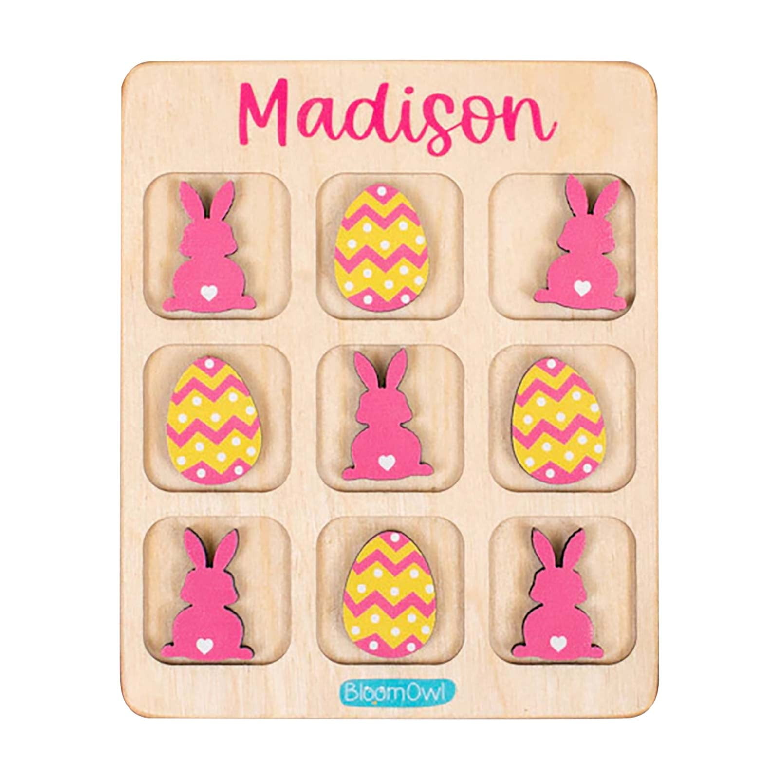 Limited Time Deals of The Day!“Wooden Easter Tac Toe Game – Classic ...