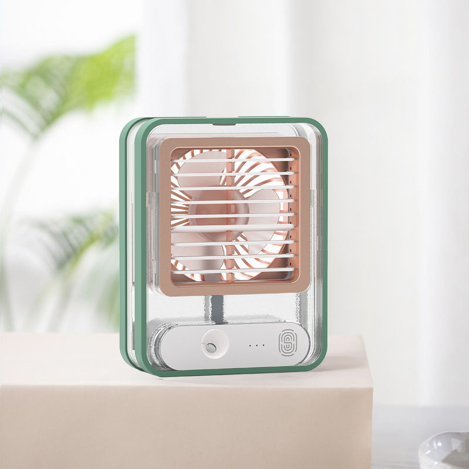 Limited Time,Mini Fan, USB Portable, Chiller Desktop, Mute Spray, Water ...