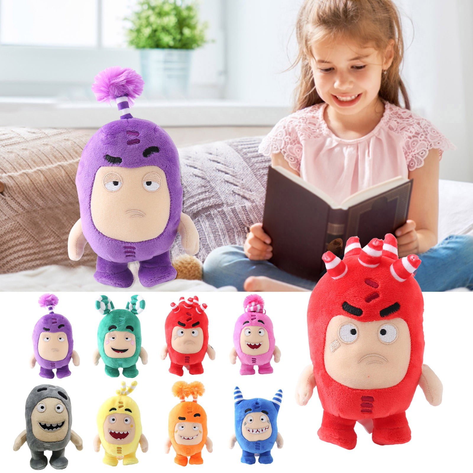 Limited Time Offer: Oddbods Cartoon Plush Toys - Cute Soft Dolls of ...