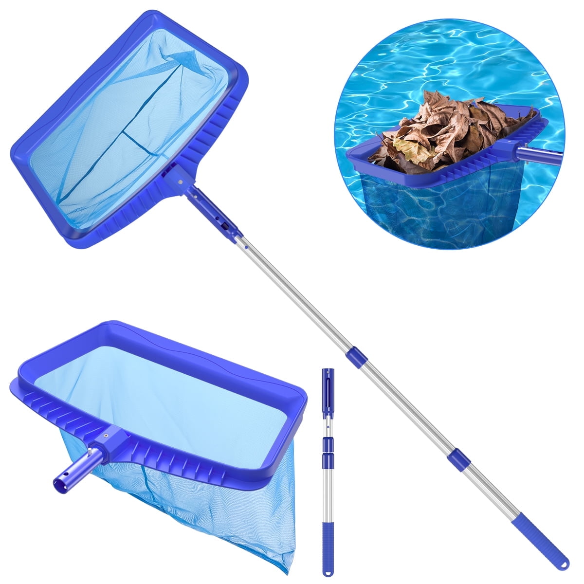 Limited Time Offer Swimming Pool Leaf Skimmer Net, Larger Capacity Pool ...