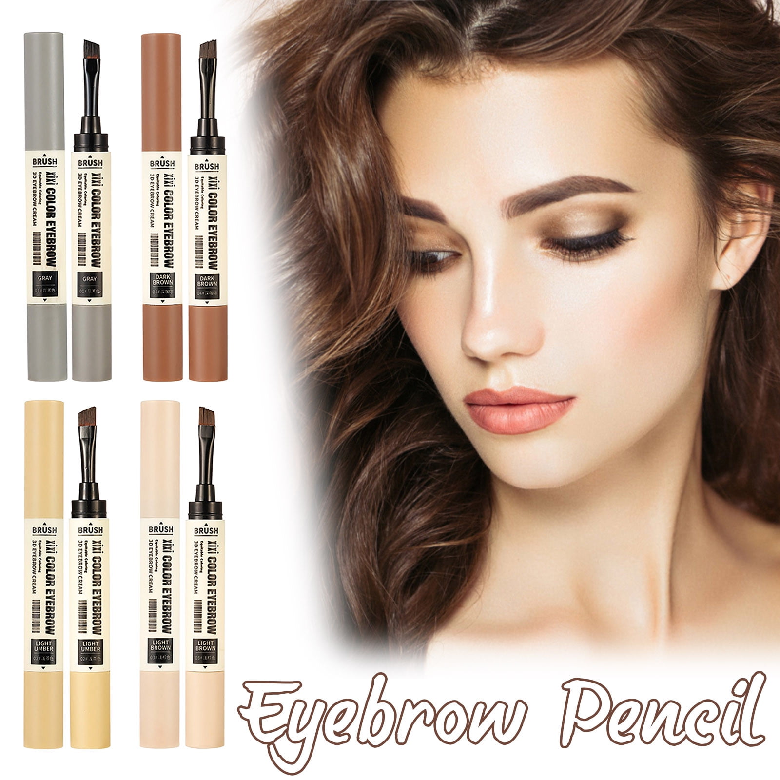 Limited Time Offer, Topliu Double-Head Eyebrow Cream, Non-Discoloring ...