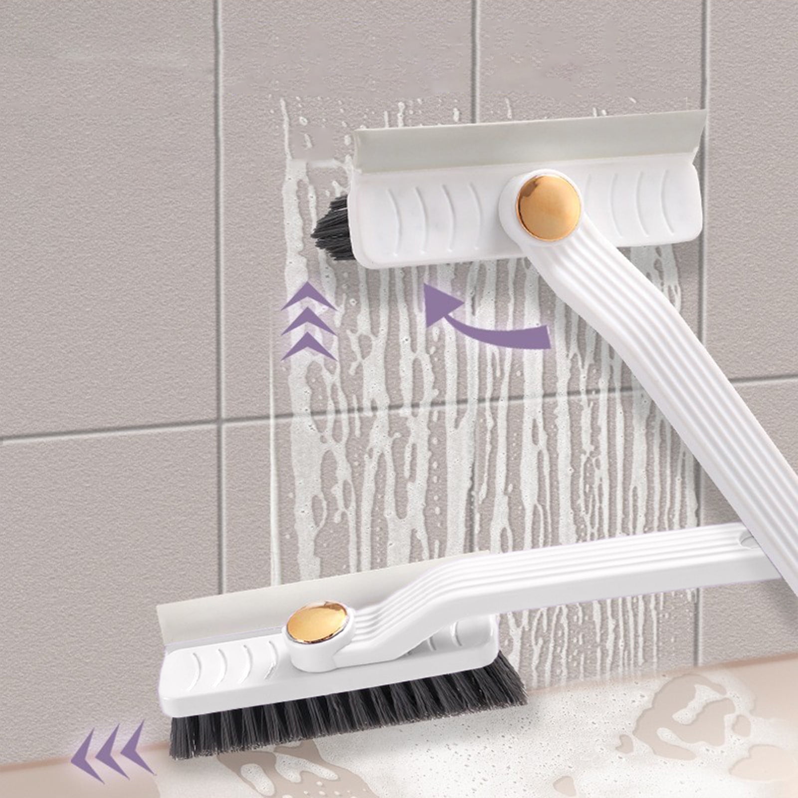 Limited Time Offer, Topliu Tile Floor Brush, Corner Slot Rotating Clean ...