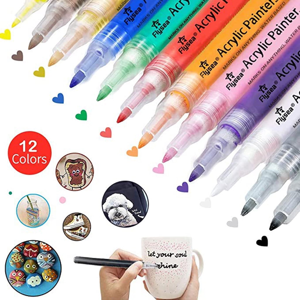 Limited Time Offer Wmmxey Pen 0.7Mm Multi-Coloured Acrylic 3Ml Marker ...