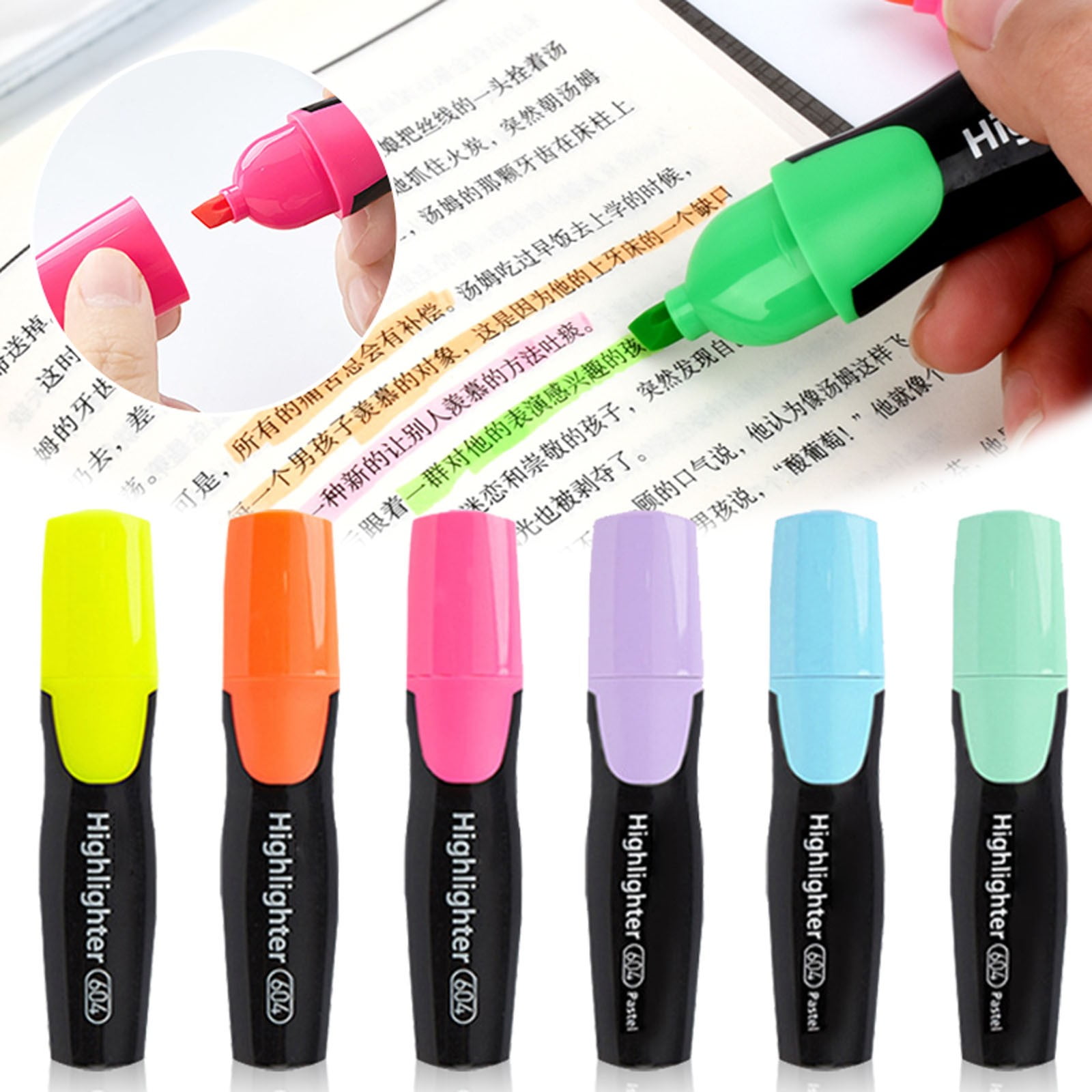 Limited Time Offer Wmmxey Pen Highlighter Pens Assorted Pastel Colors ...