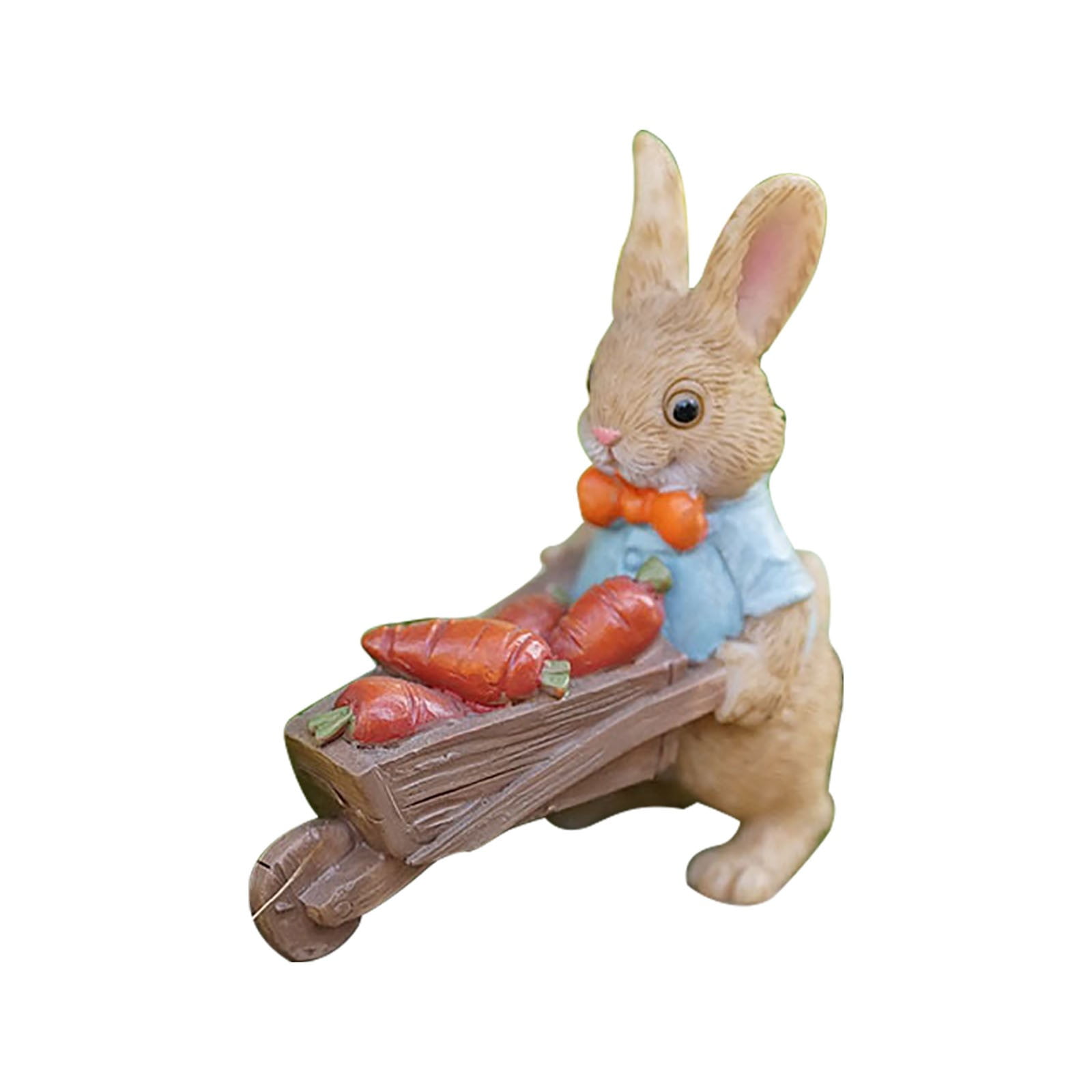 Limited Time Offers! Easter Rustic Wheelbarrow Bunny Planter Decor ...