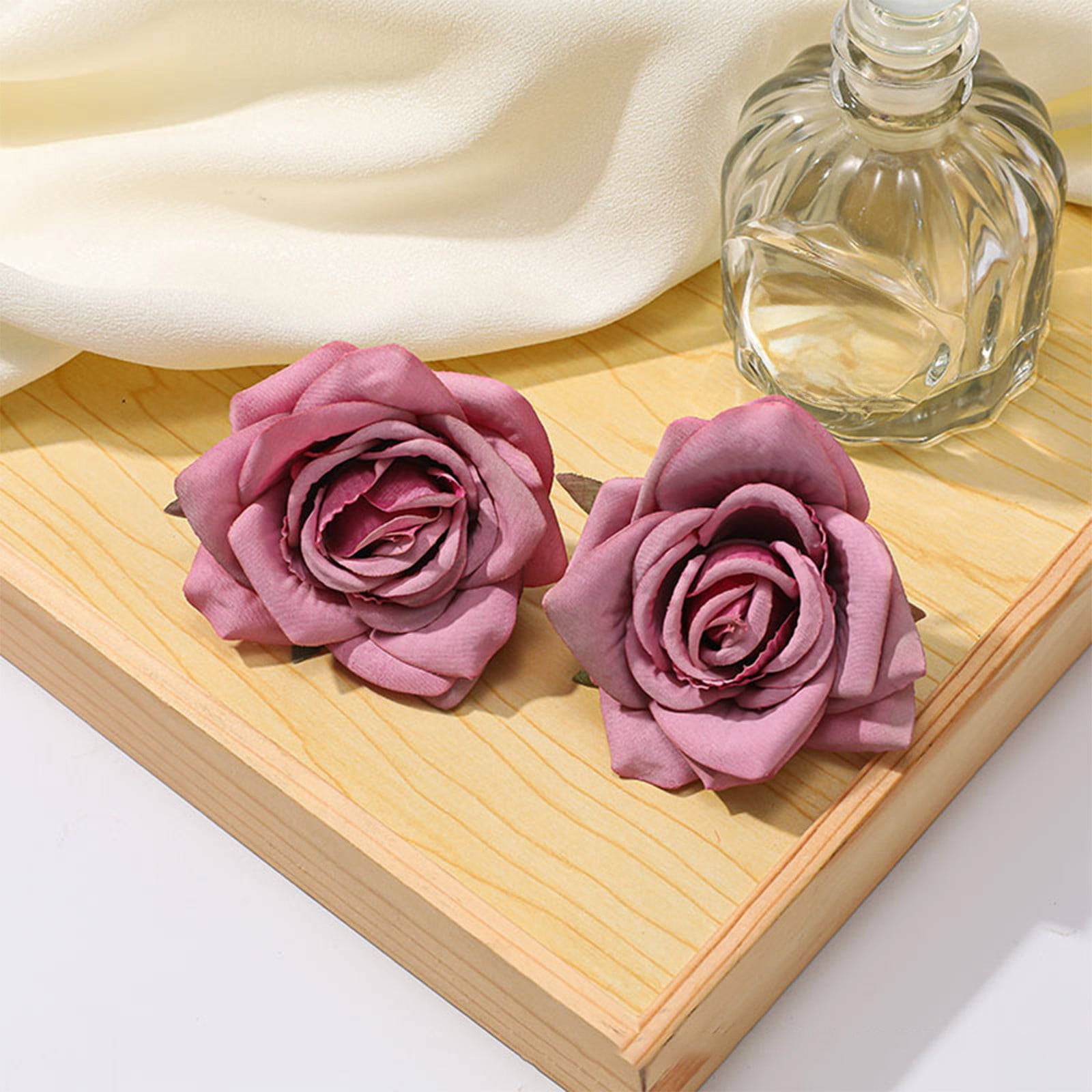 Limited Time Only! Simulation Flower Head, Handmade Silk Flowers, DIY ...