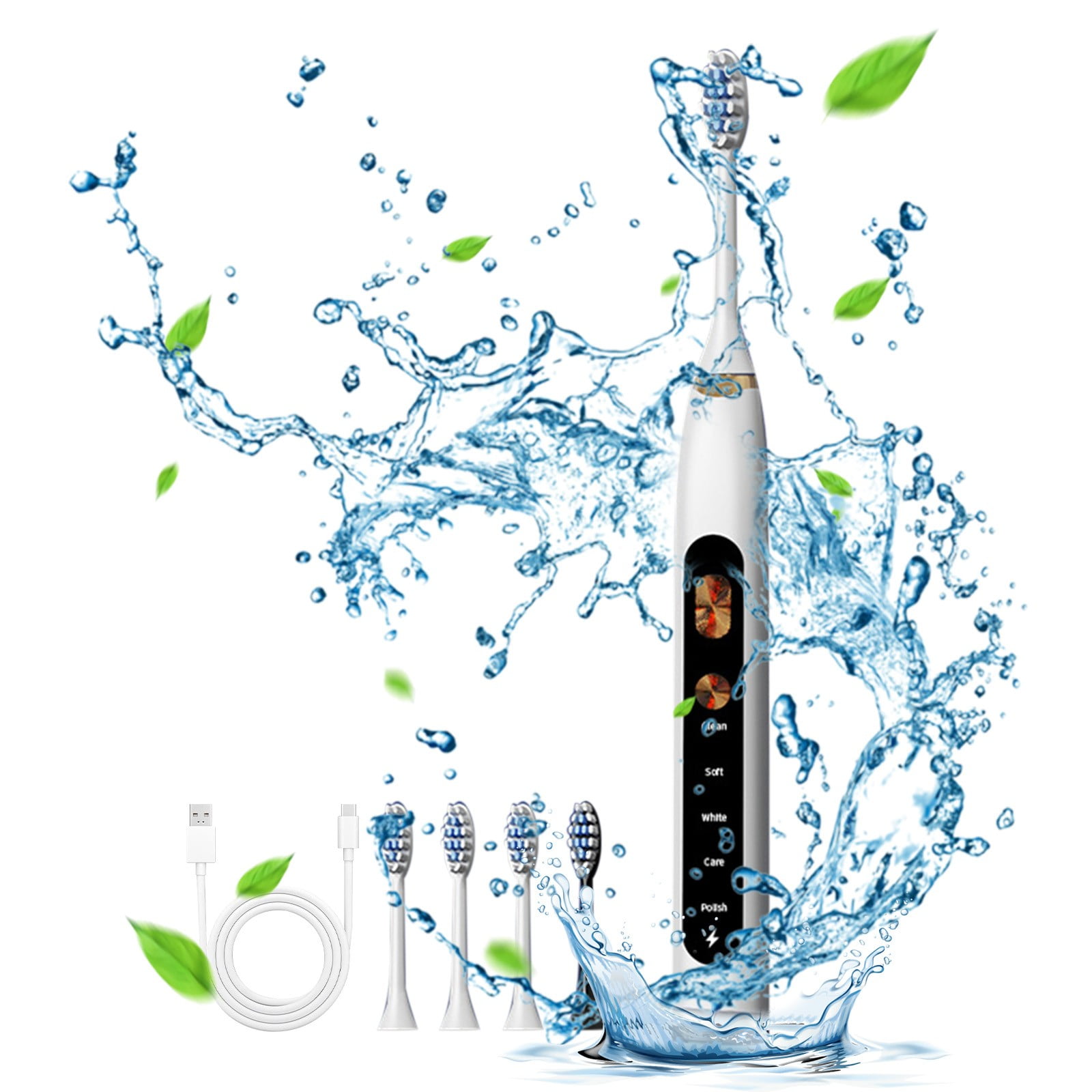 Limited Time Savings, IPX7 Waterproof Toothbrush, High-End Texture, 5 ...