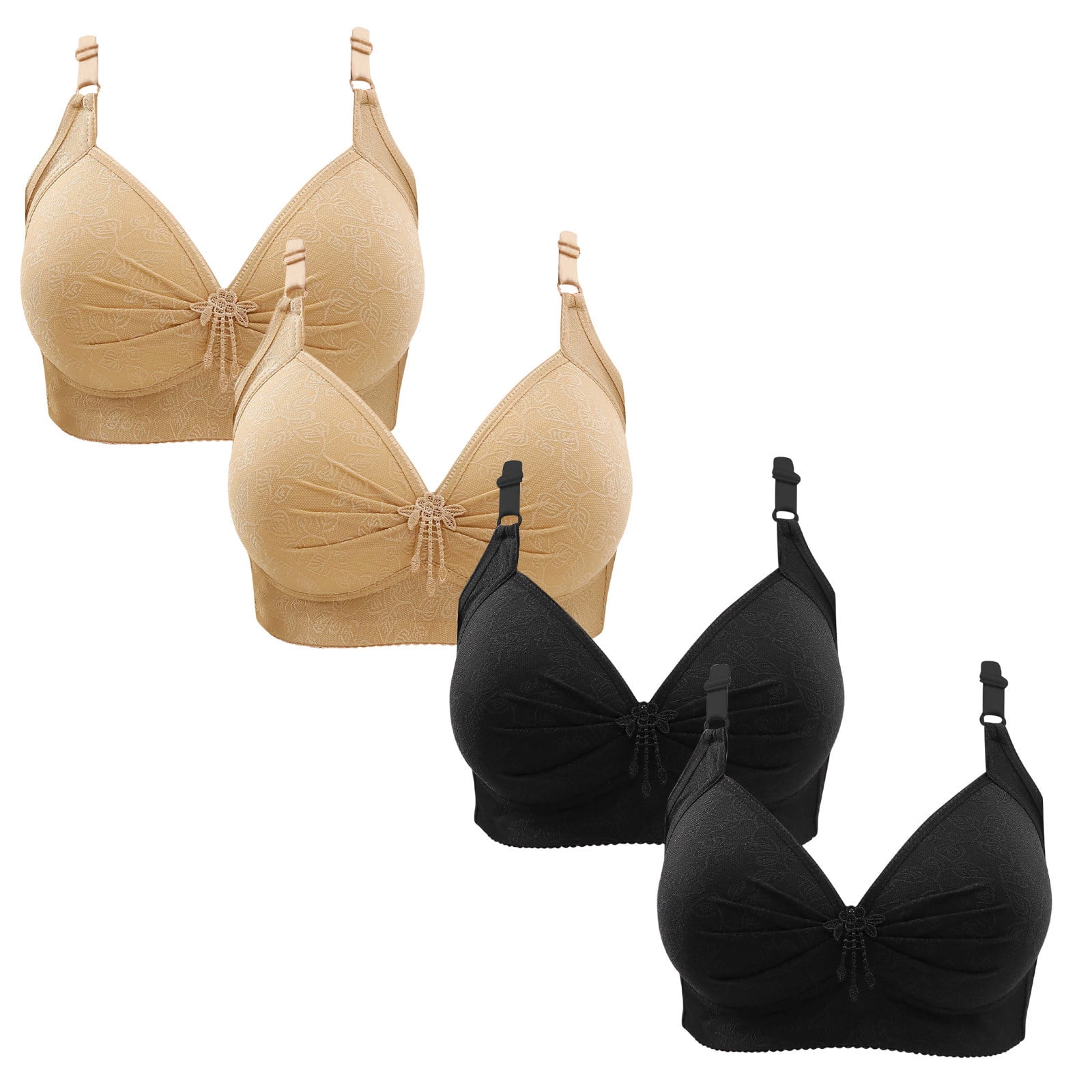 Limited Time Savings, Large Size Daily Bra Underwear, Lace Flower ...