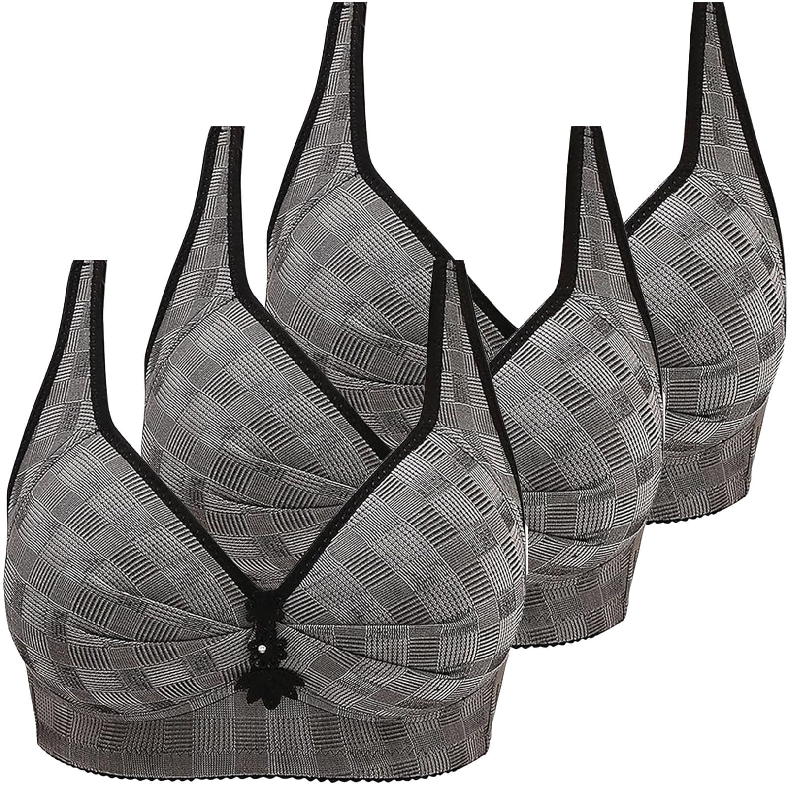 Limited Time Savings, Non Steel Ring Style Bra, Gathered Middle Button ...