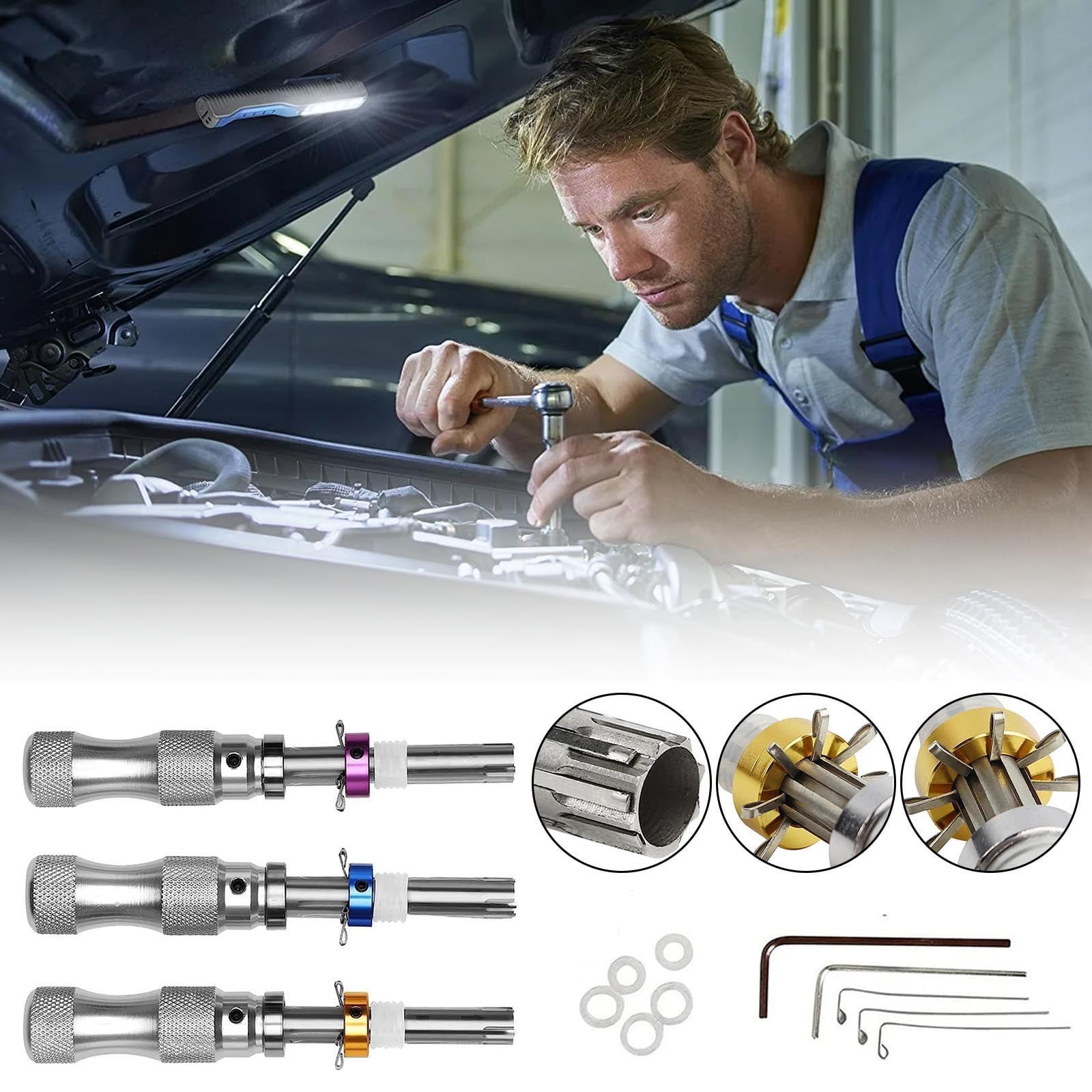Limited Time Savings, Stainless Steel Pick Manual Hooks, 3-Piece Wrench ...