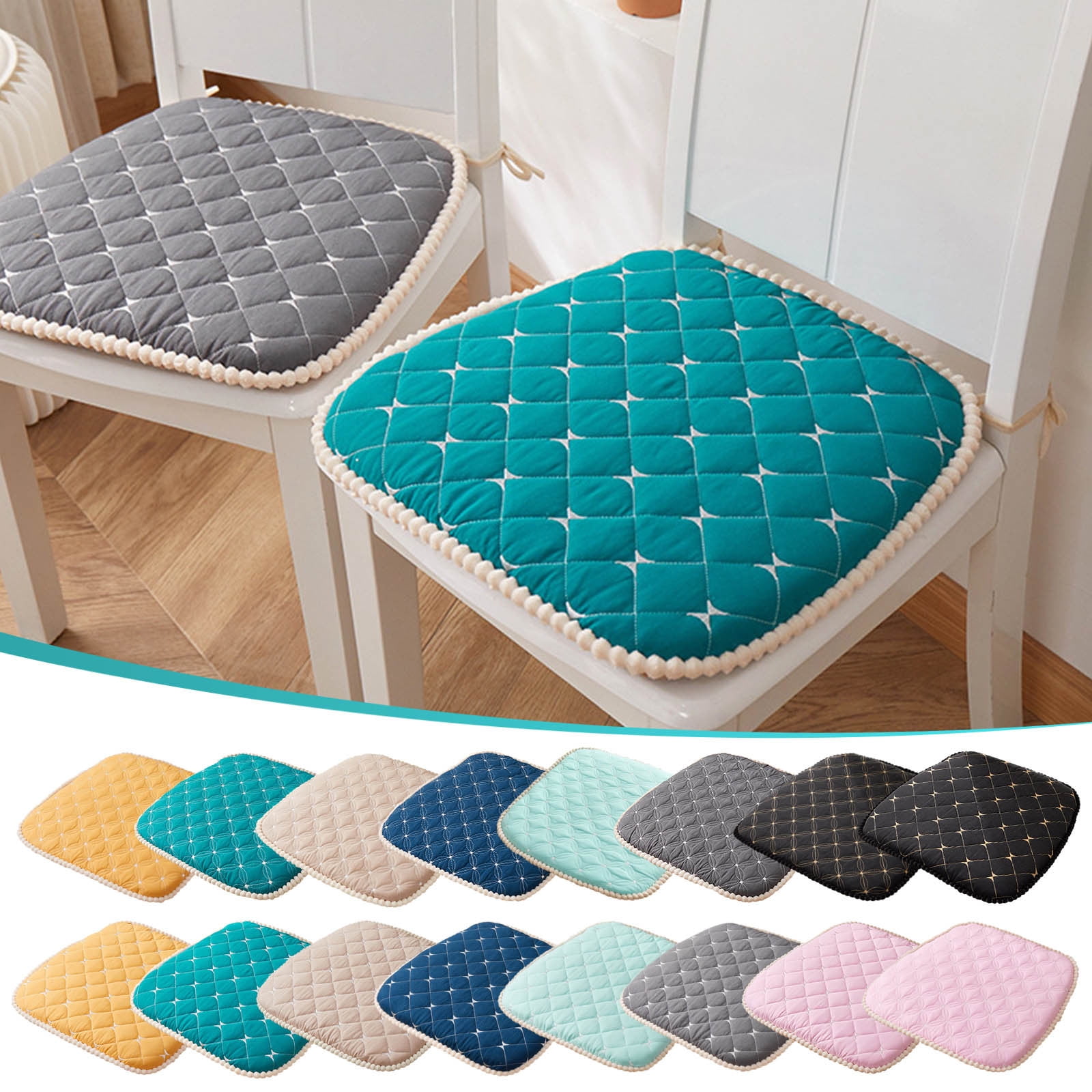 Limited Time Savings,Thickened Dining Chair Cushion, Memory Cotton Seat ...
