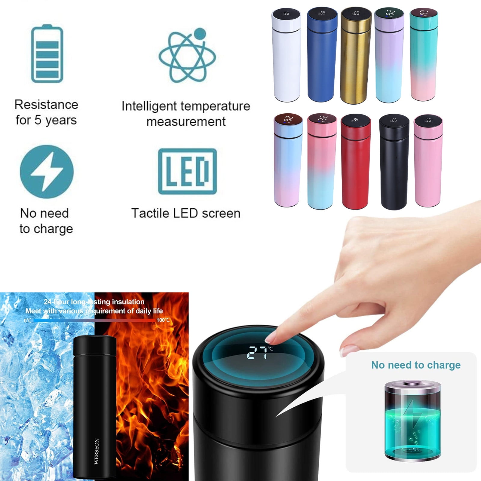 Limited Time Savings, Vacuum Cup with Smart Temperature Display ...