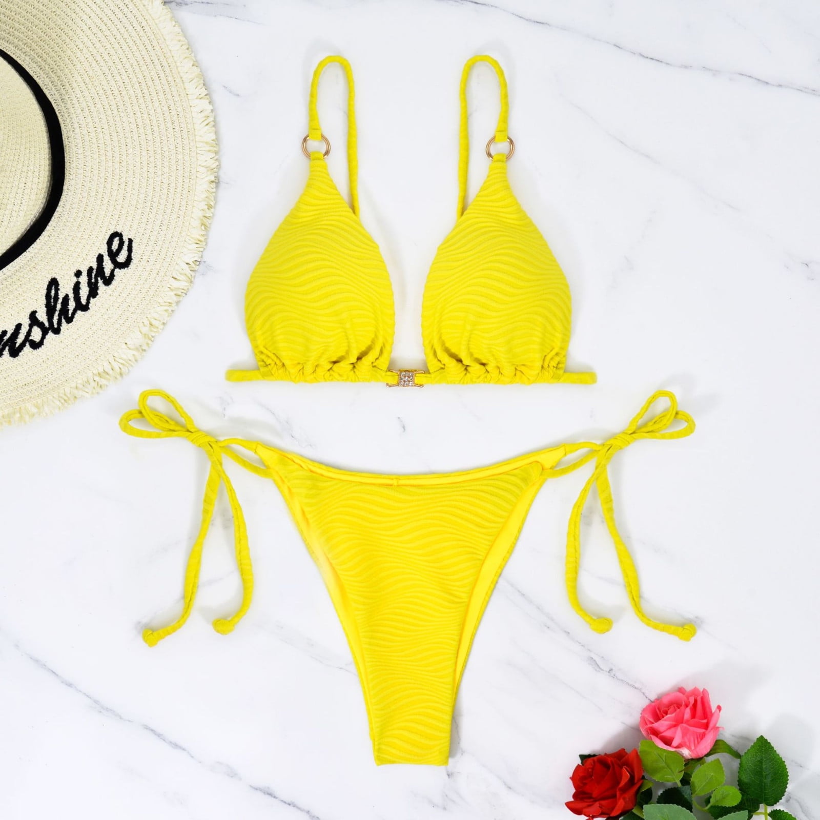 Limited Time Savings, Women's Swimsuit Set, Split Bikini, Spring-Summer ...