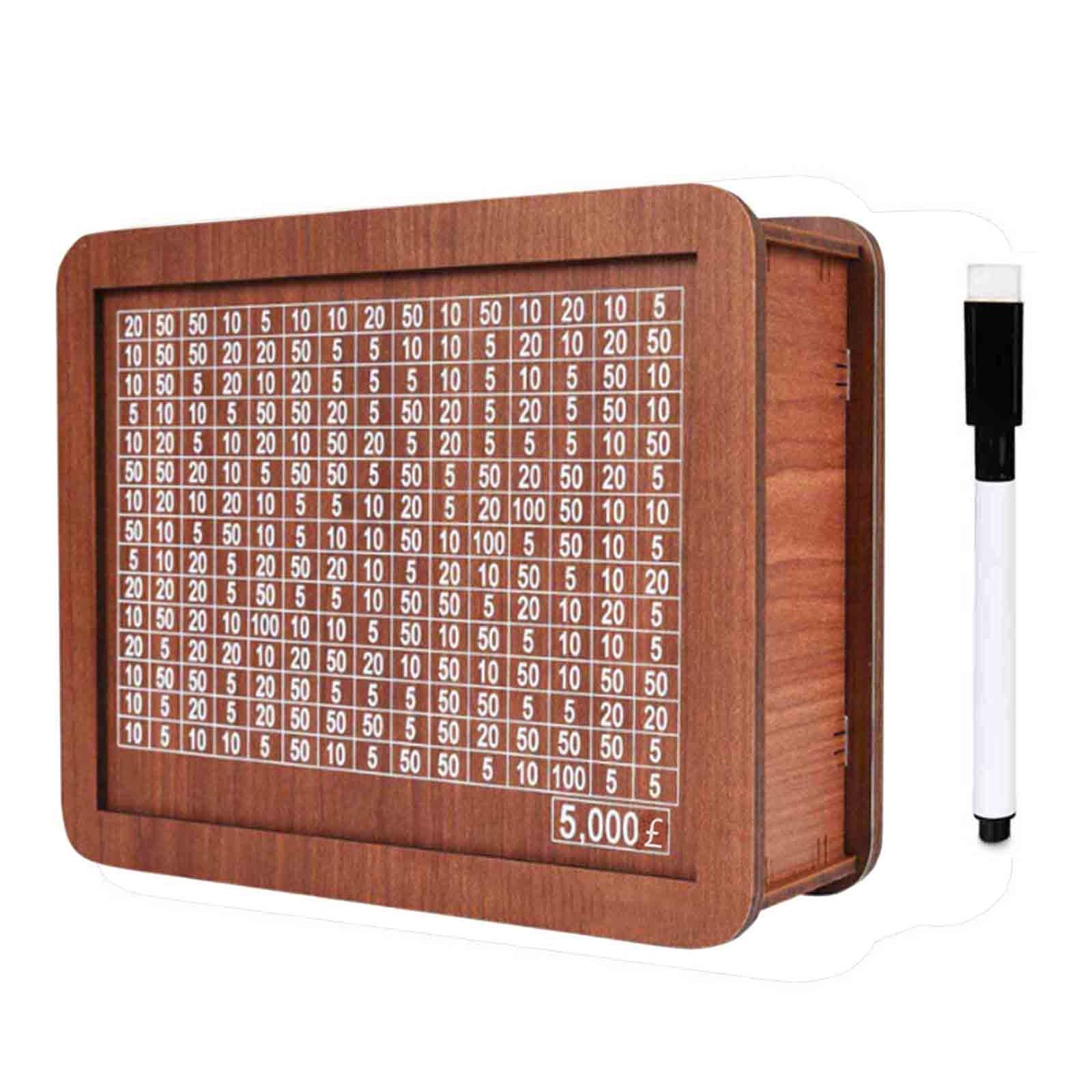 Limited Time,Wooden Money Box, Crafted Storage Case, Counting Money Box ...