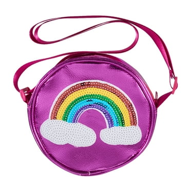 6" Stitch Rainbow Round Small Crossbody Bag - Walmart.com