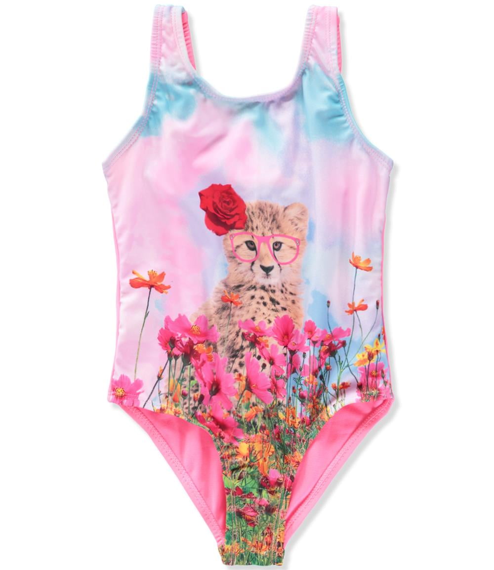 Limited Too Girls 4-6X Cheetah 1-Piece Swimsuit - Walmart.com