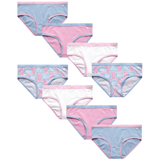 Limited Too Girls' Underwear - 100% Cotton Hipster Briefs for Girls - 8 ...