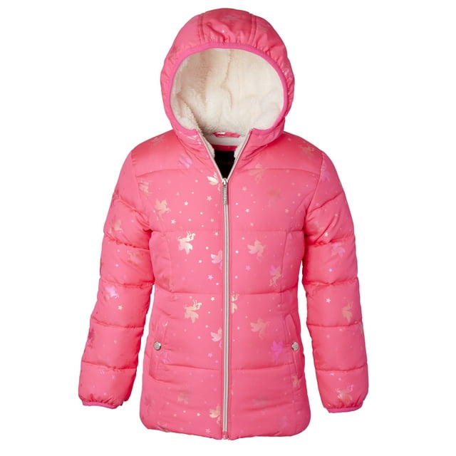 Limited Too Girls Unicorn Foil Puffer Jacket, Sizes 4-16 - Walmart.com