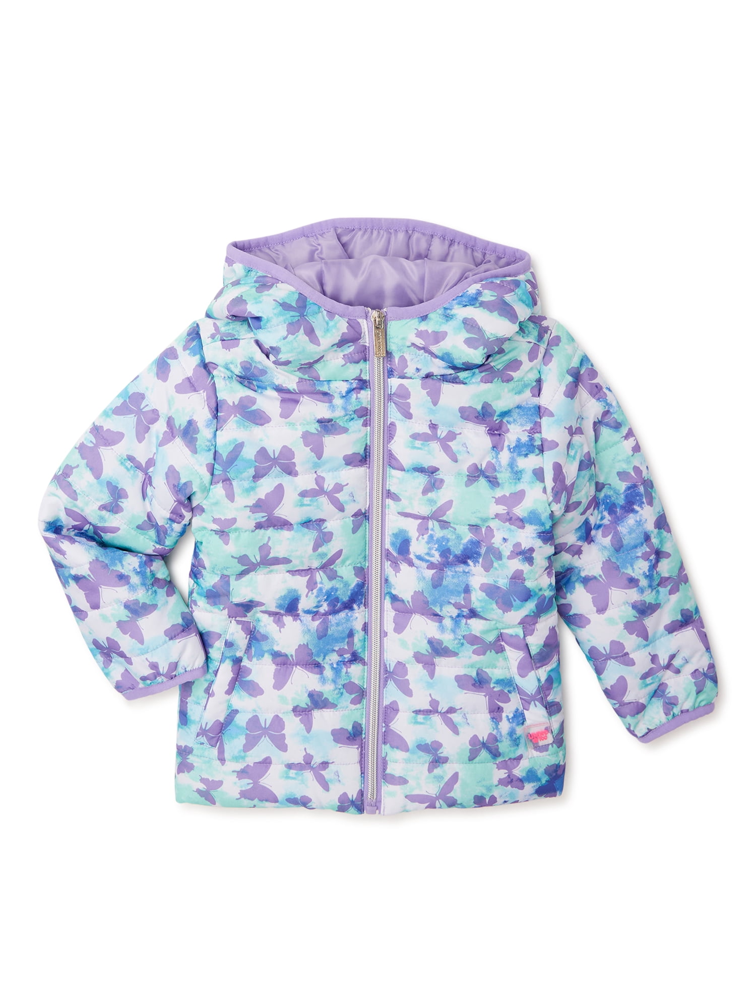 Limited Too Toddler Girl Packable Butterfly Print Jacket, Sizes 12M-4T ...