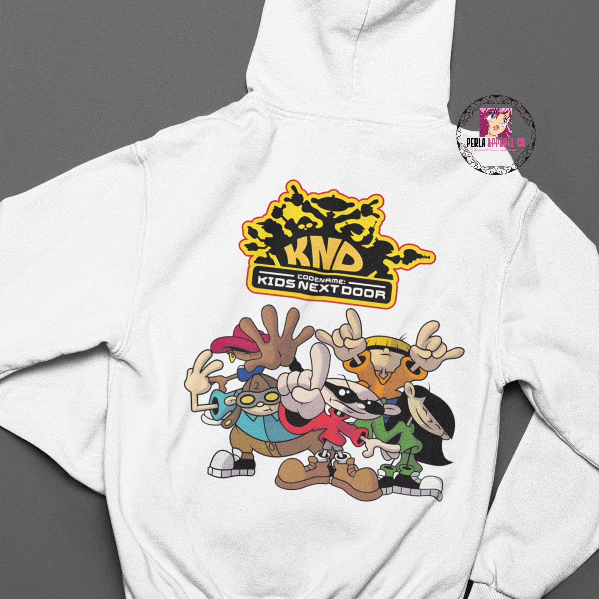 Limited Unisex Codename Kids Next Door Series Hoodie - Vintage Cartoon ...