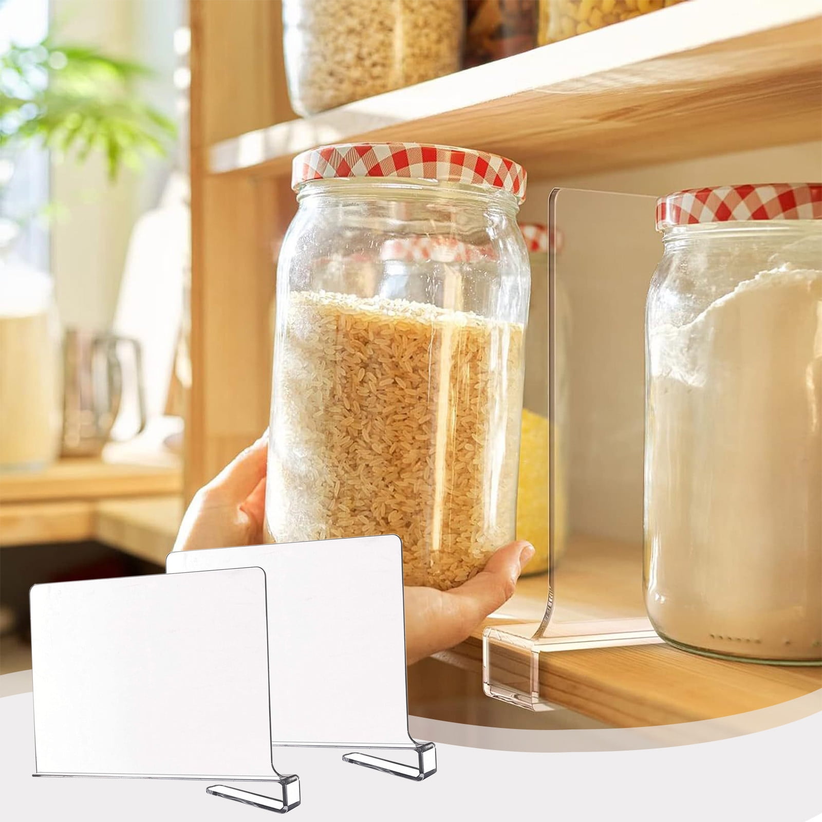 Limited Units Left, Acrylic Partition Board, 2-Piece Storage Rack ...