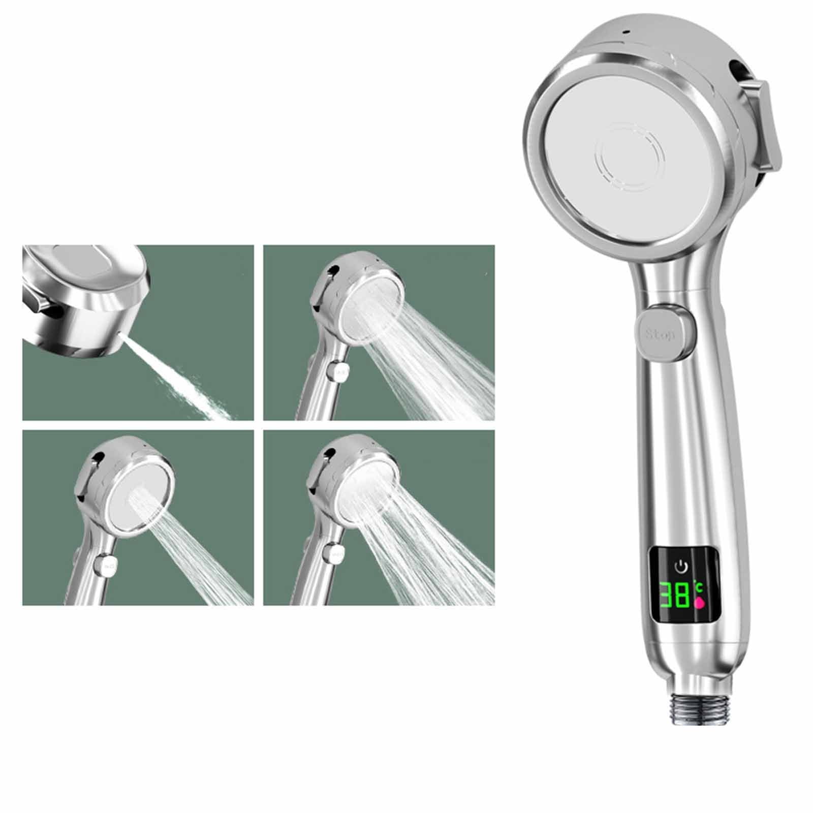 Limited Units Left, Hand-held Pressurized Water-stop Shower, 4-speed ...
