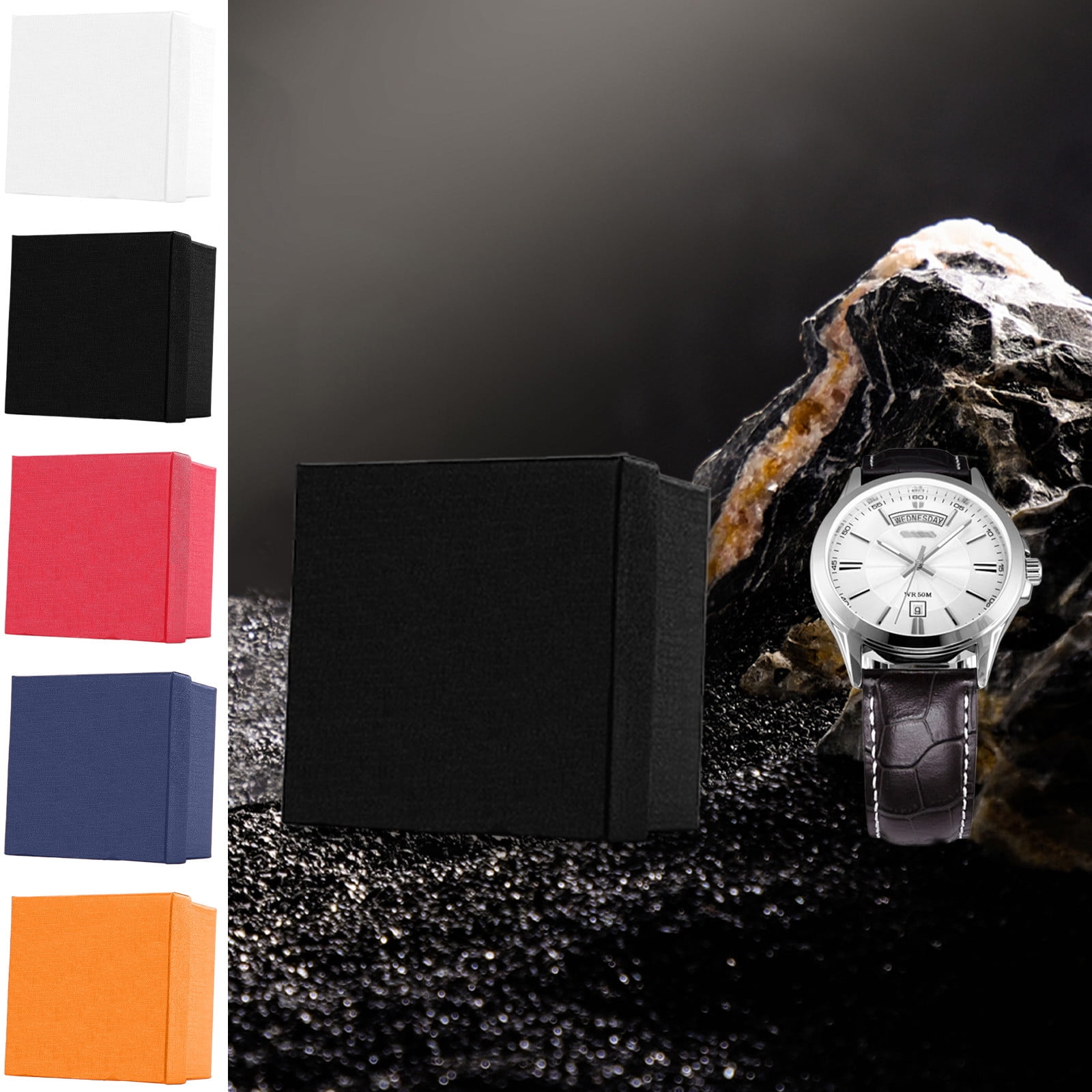 Limited Units Left, Paper Watch Box, Bracelet Storage, Gift Display, Watch Packaging, Elegant ...