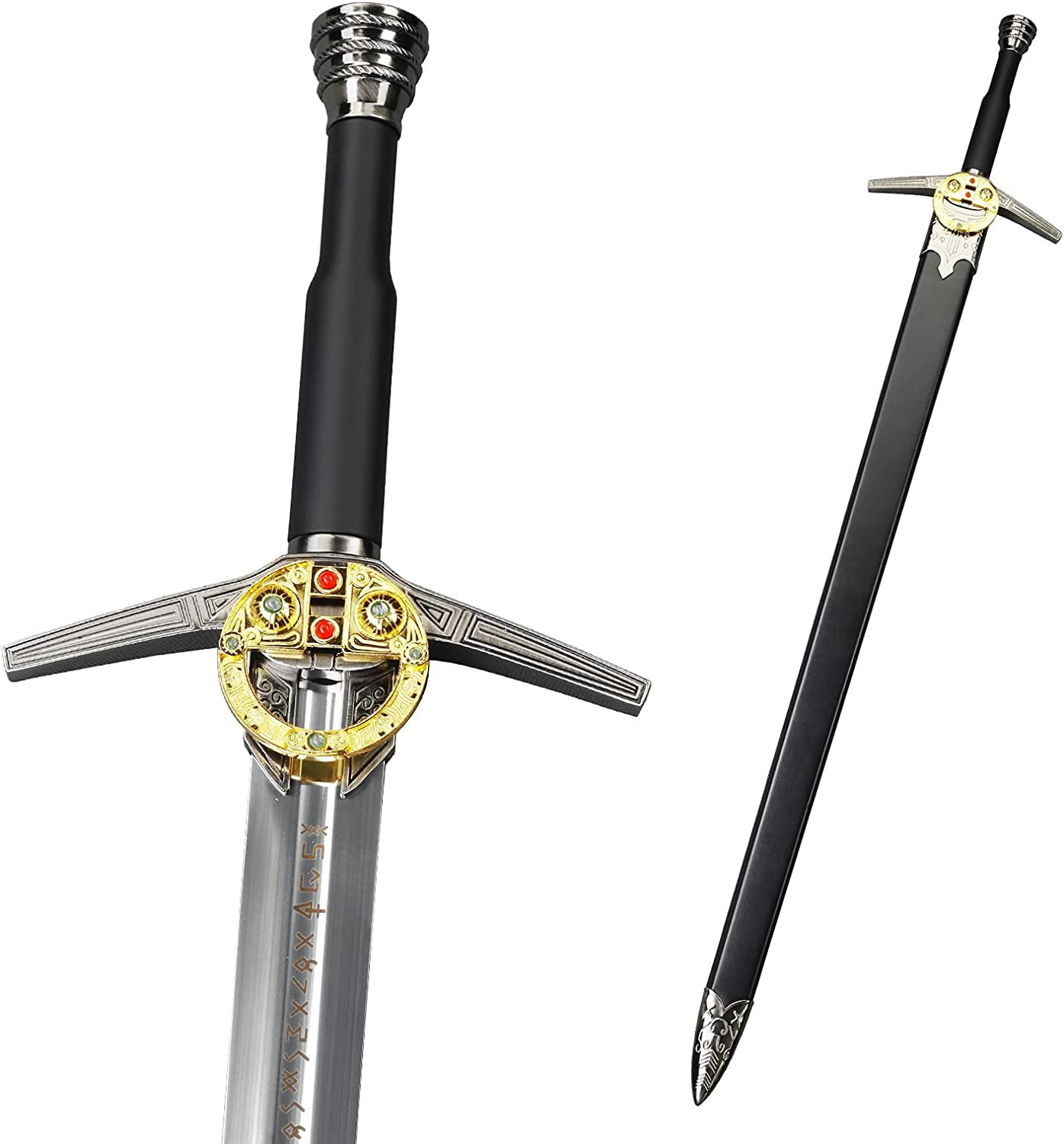 Limited Version Geralt Silver Sword Monster Replica with Engraving ...