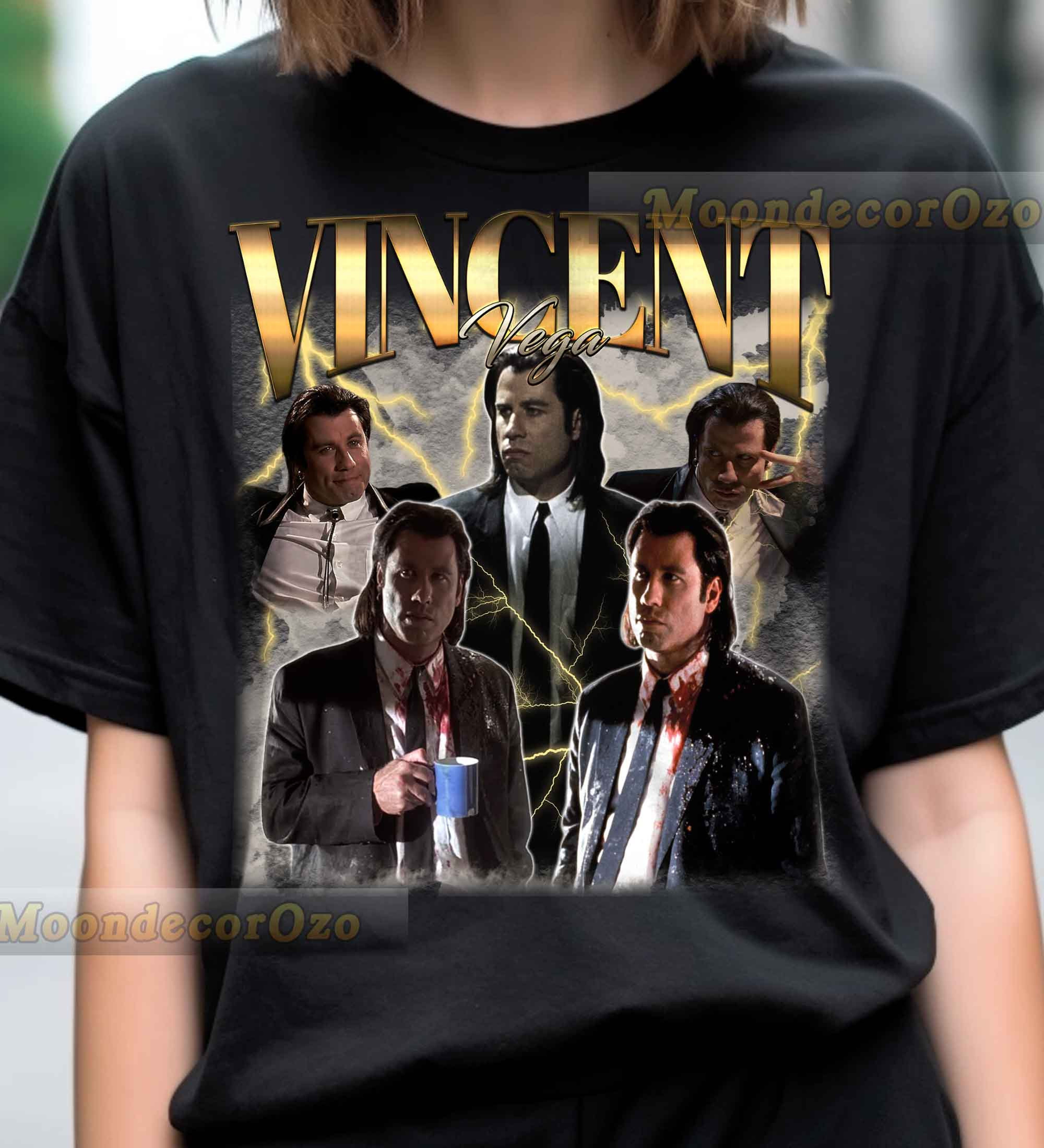 Limited Vintage Vincent Vega Tshirt, Vincent Vega Hoodie, Vincent Vega ...