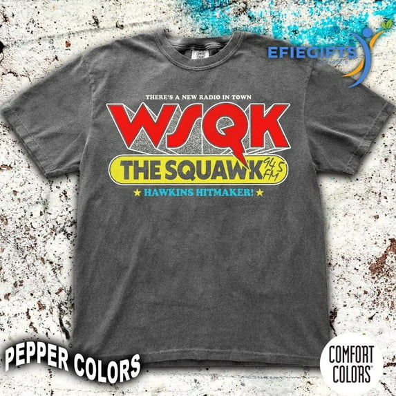 Limited WSQK Radio Station Tee Comfort Colors Shirt, HK Hitmaker, Retro ...