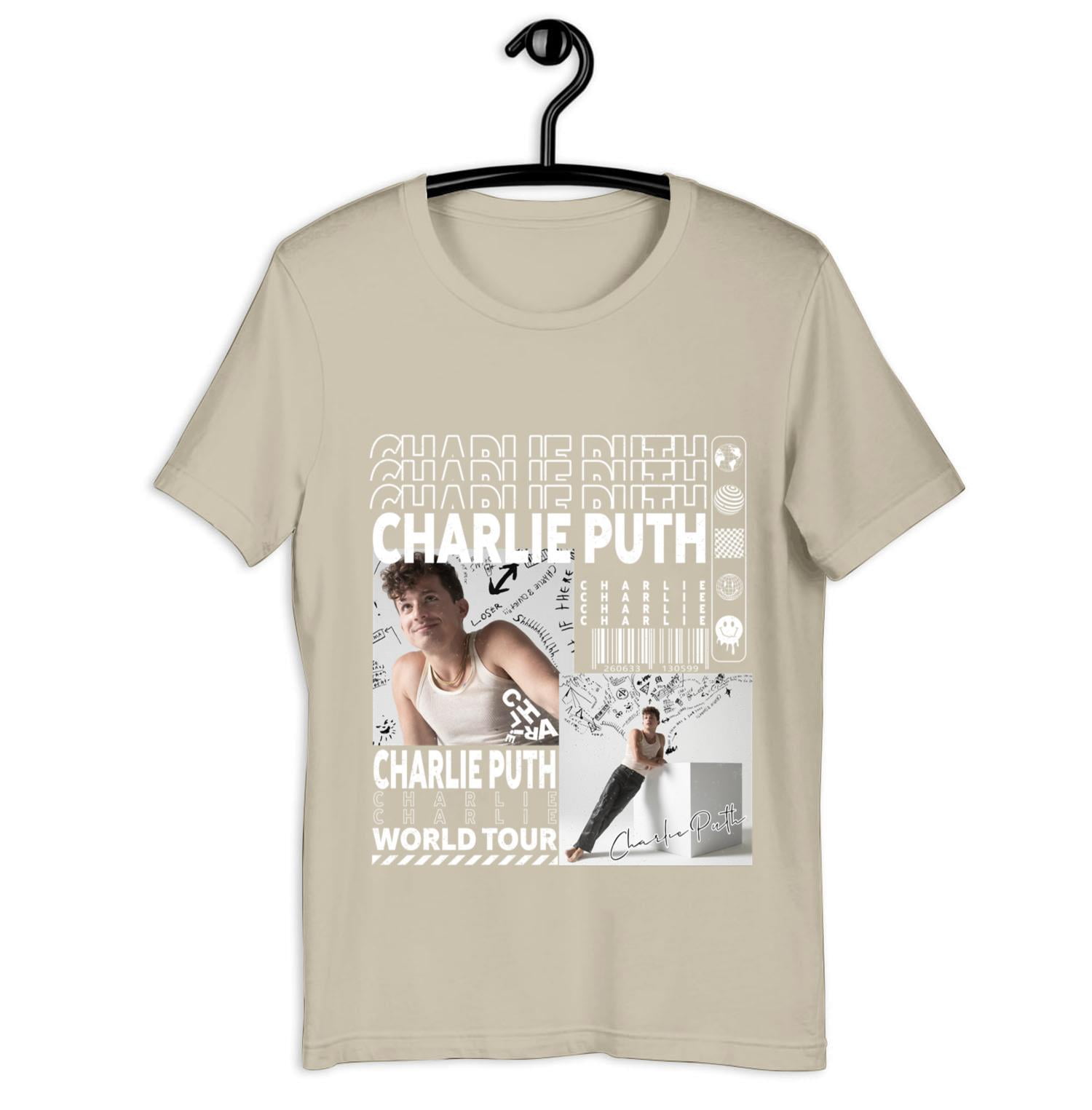 Limited edition Charlie Puth Music Shirt Y2k Merch Black -TH40584 ...