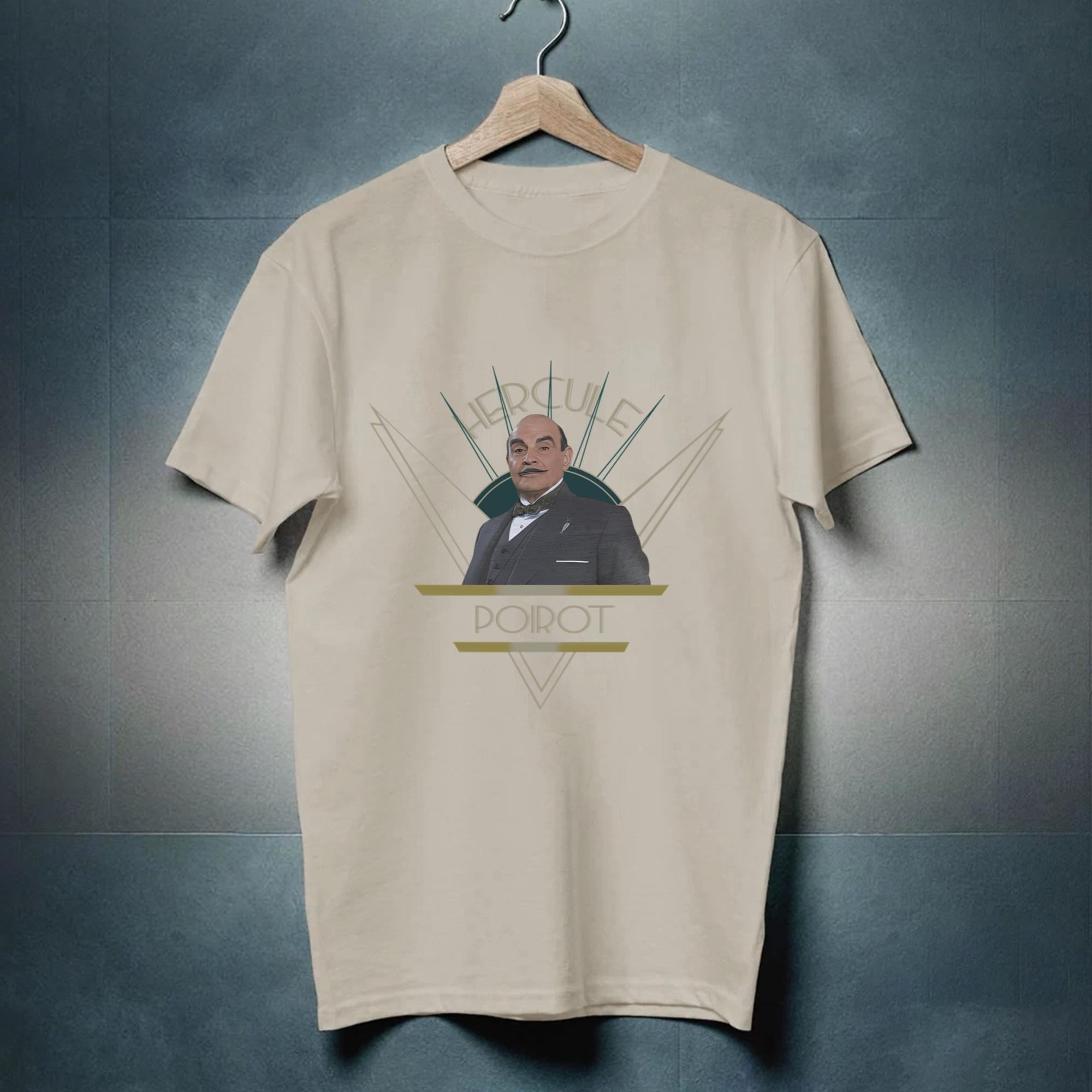 Limited edition Hercule Poirot Art Deco Inspired T Shirt, The Belgian ...