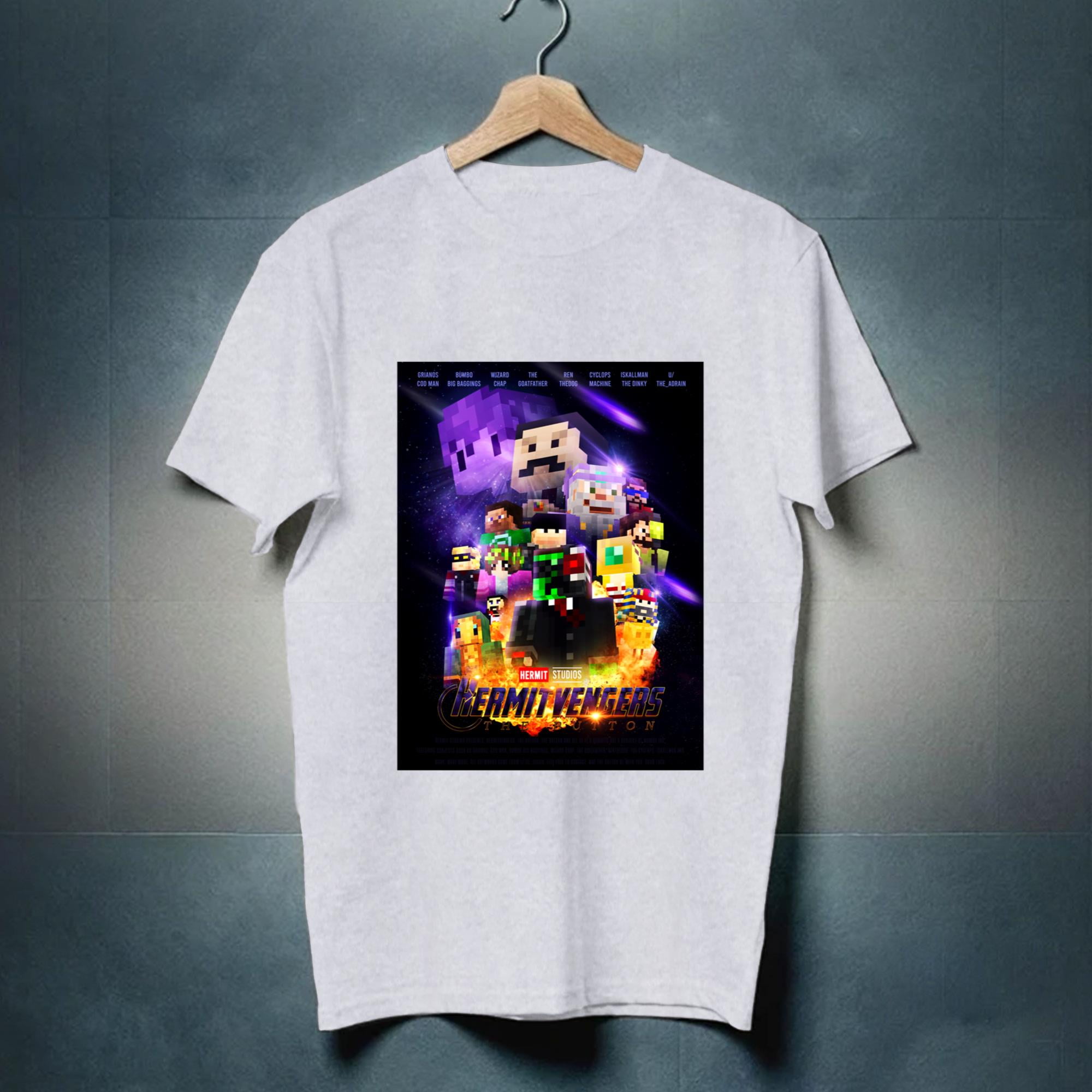 vintage Hermitvengers the Button Hermitcraft S to 5XL Made in USA T ...