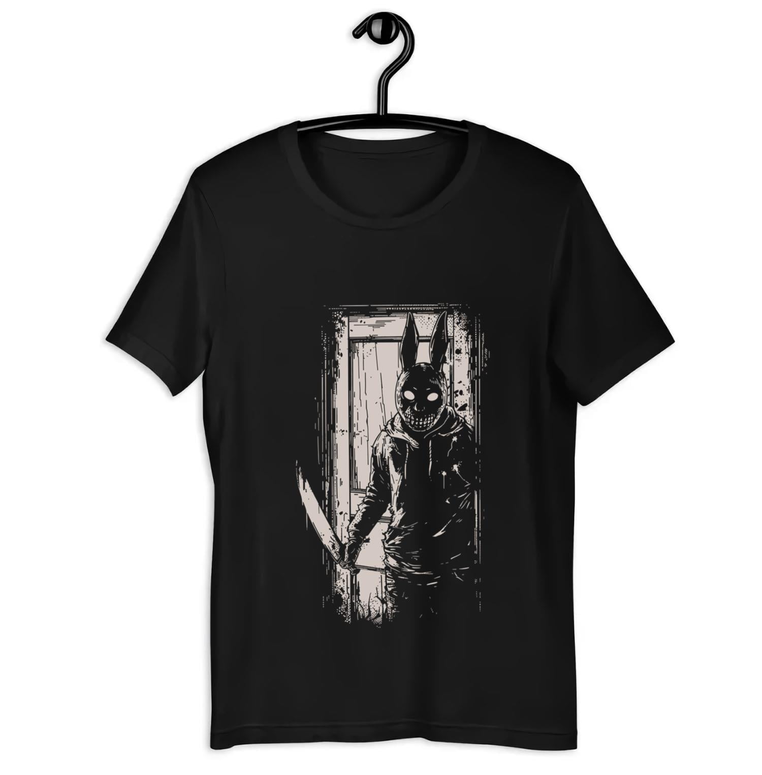 Limited edition Horror Scary Creepy Bunny Mask Man Rabbit Alt Goth ...