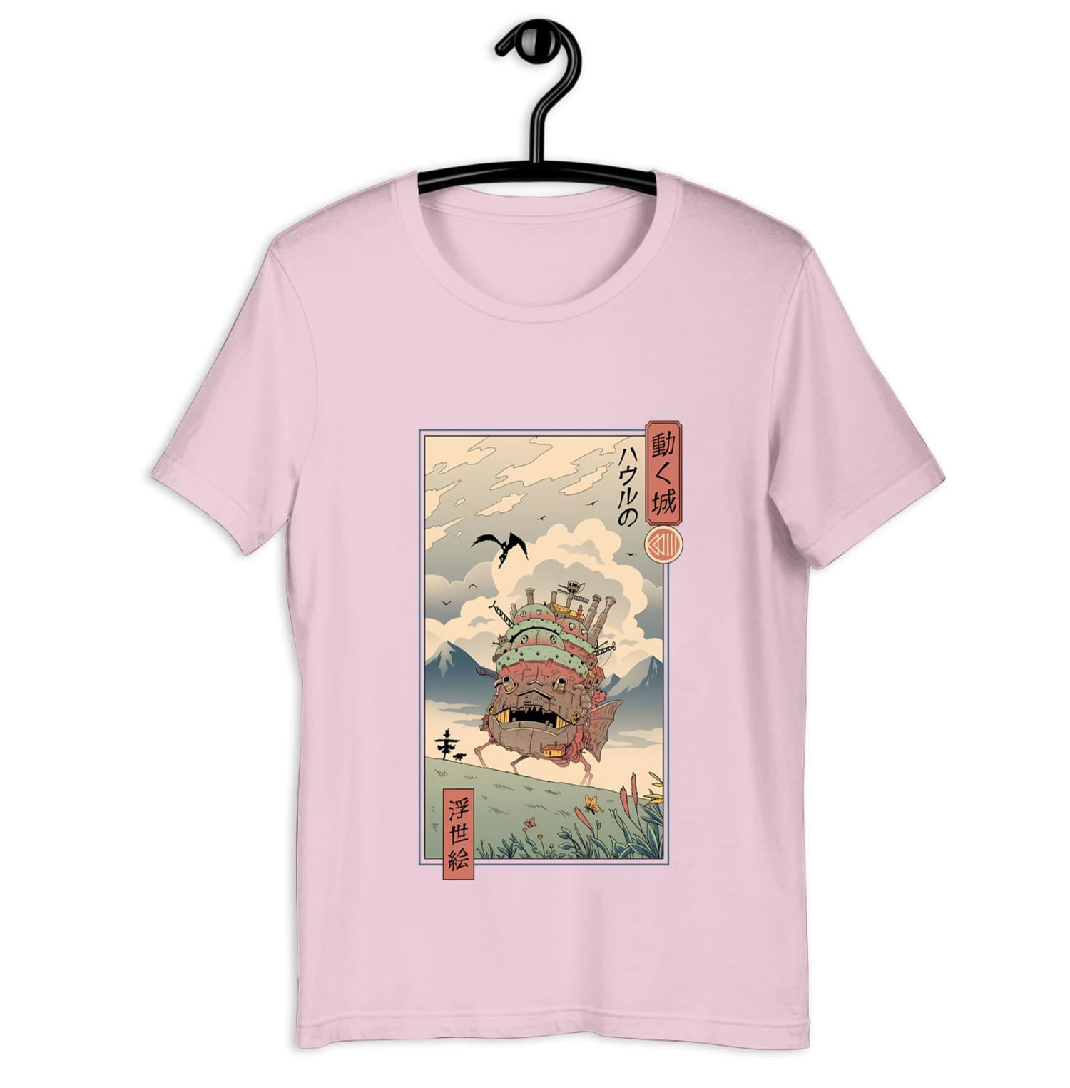 Limited edition Howl's Moving Castle Ukiyo-e Shirt, Howl T Shirt ...