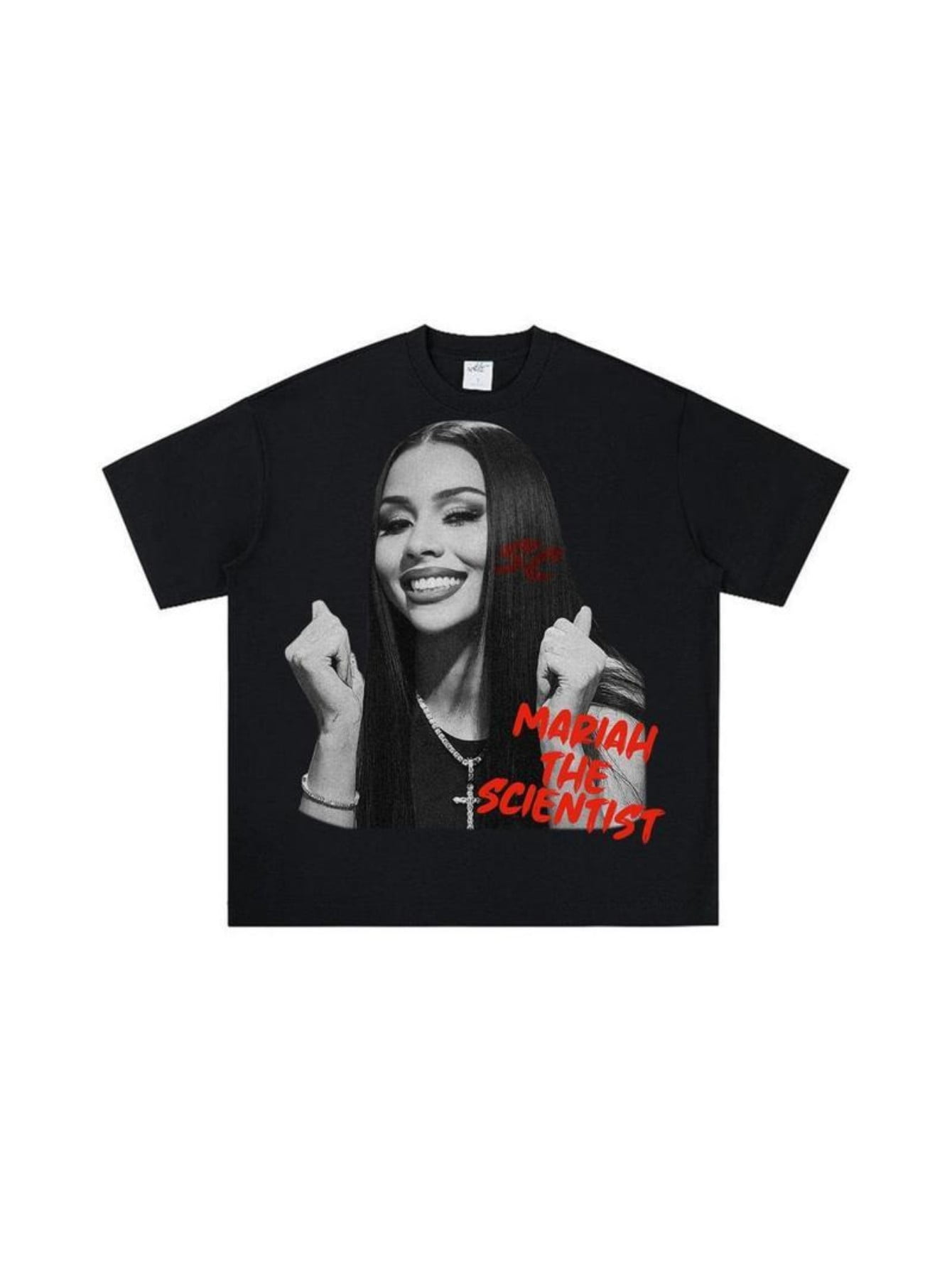 Limited edition Mariahhh The Scientist Big Face Graphic Rap Tee - The ...