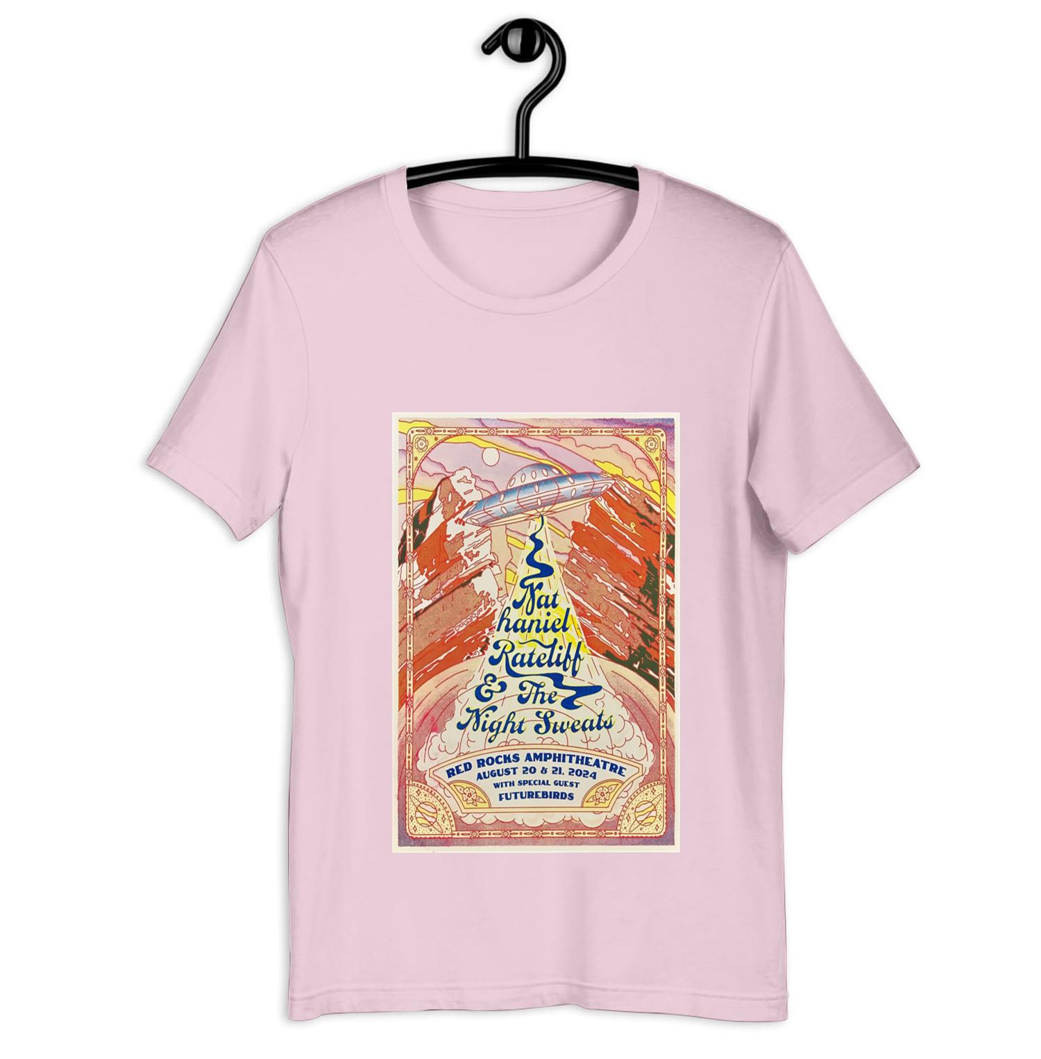 Limited edition Nathaniel Rateliff On August 20-21 2024 At Red Rocks In ...