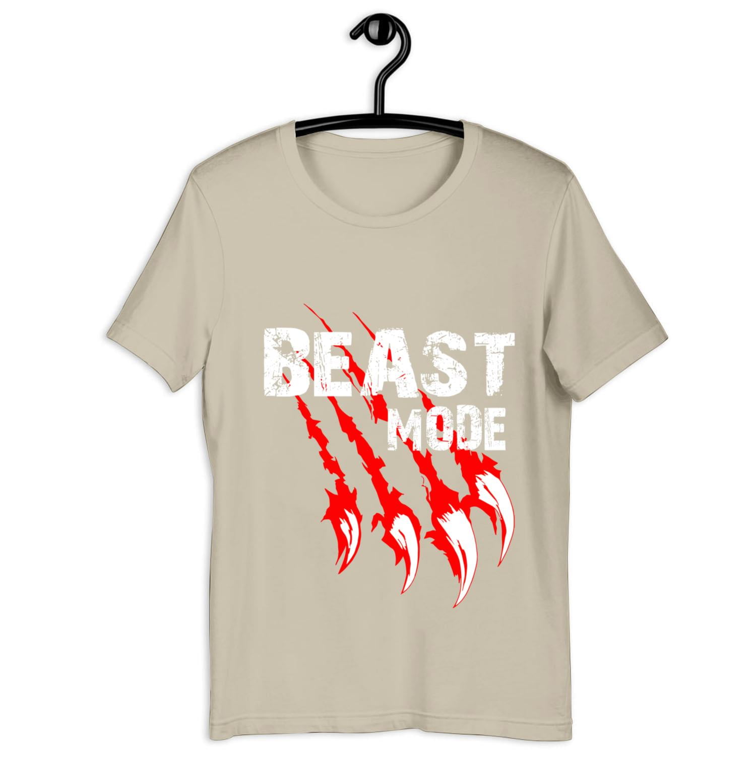 Limited edition New Men's Beast Mode Training Gym Body Builder On shirt ...