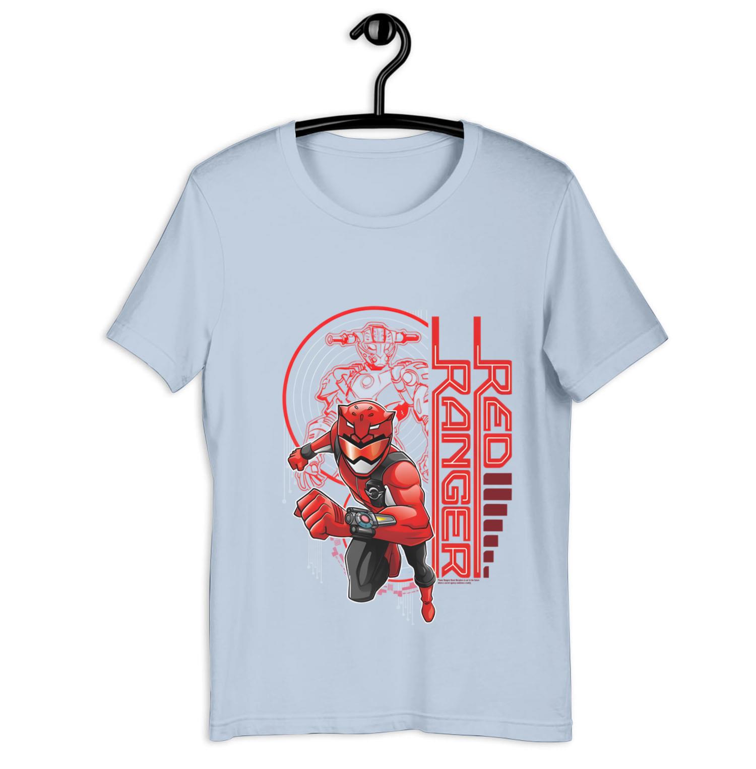 Limited edition Power Rangers Long Sleeve shirt Red Ranger Black ...