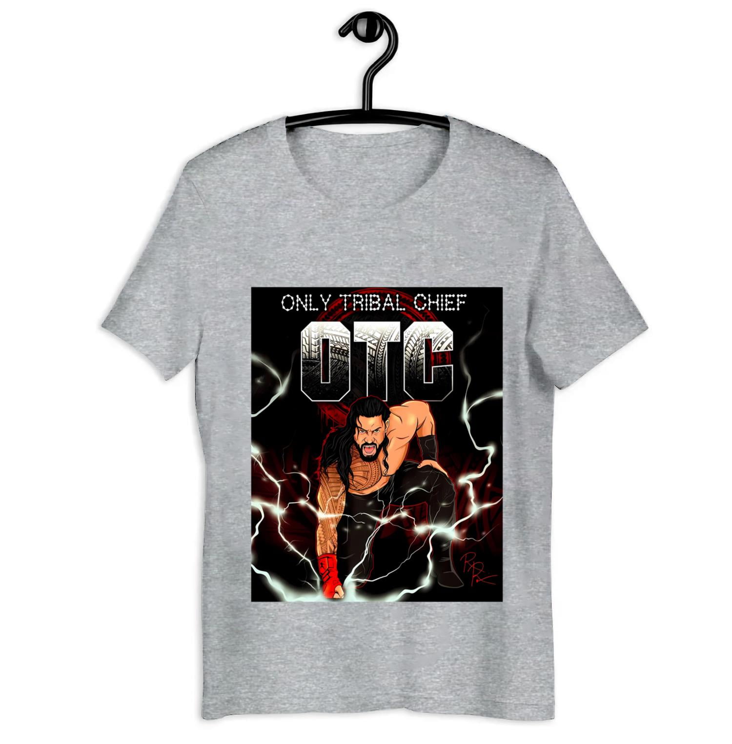 Limited edition Roman Reigns OTC Shirt Black Only Tribal Chief-TH43393 ...