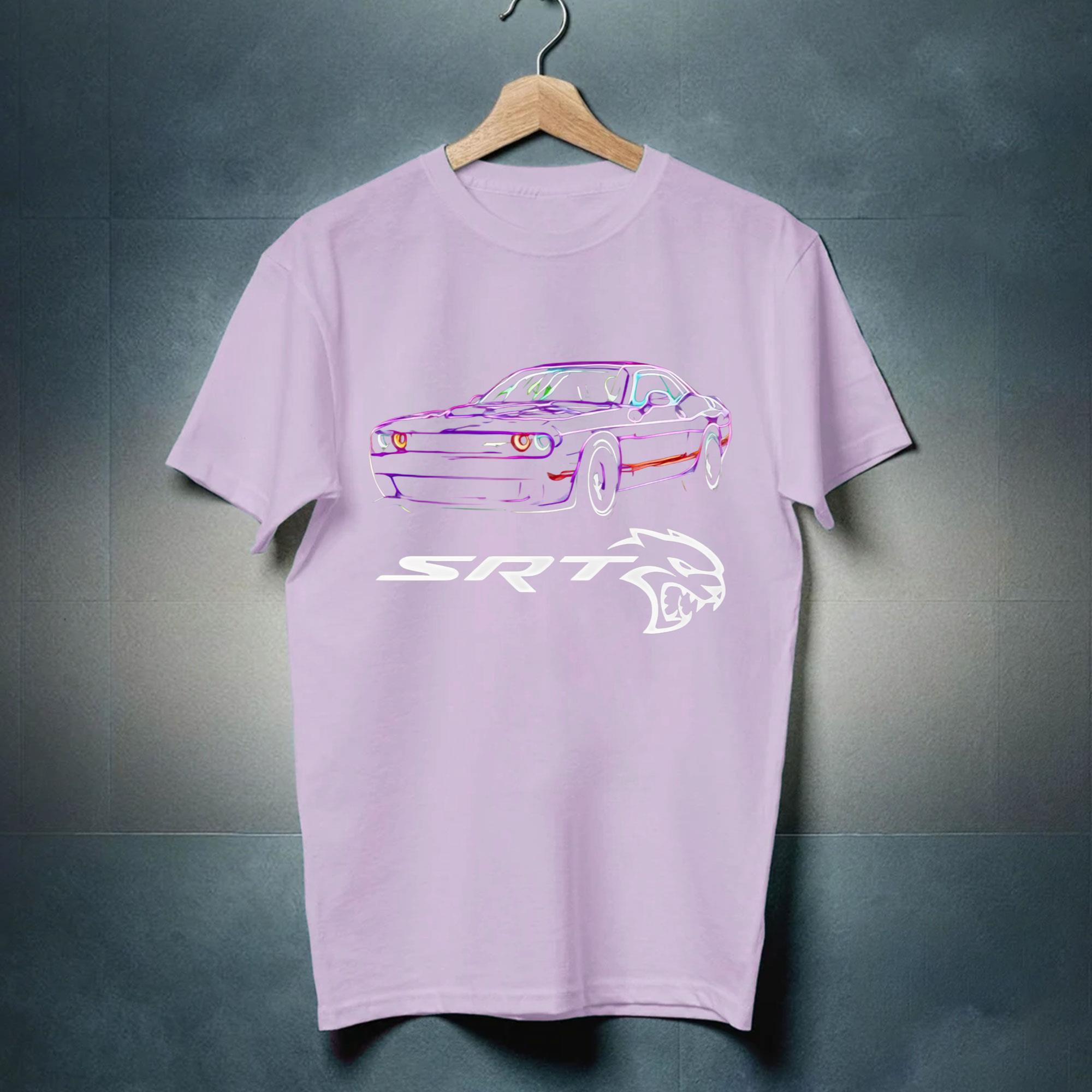 Limited edition SRT Challenger Hellcat Neon Design Tshirt NEW FREE SHIP ...