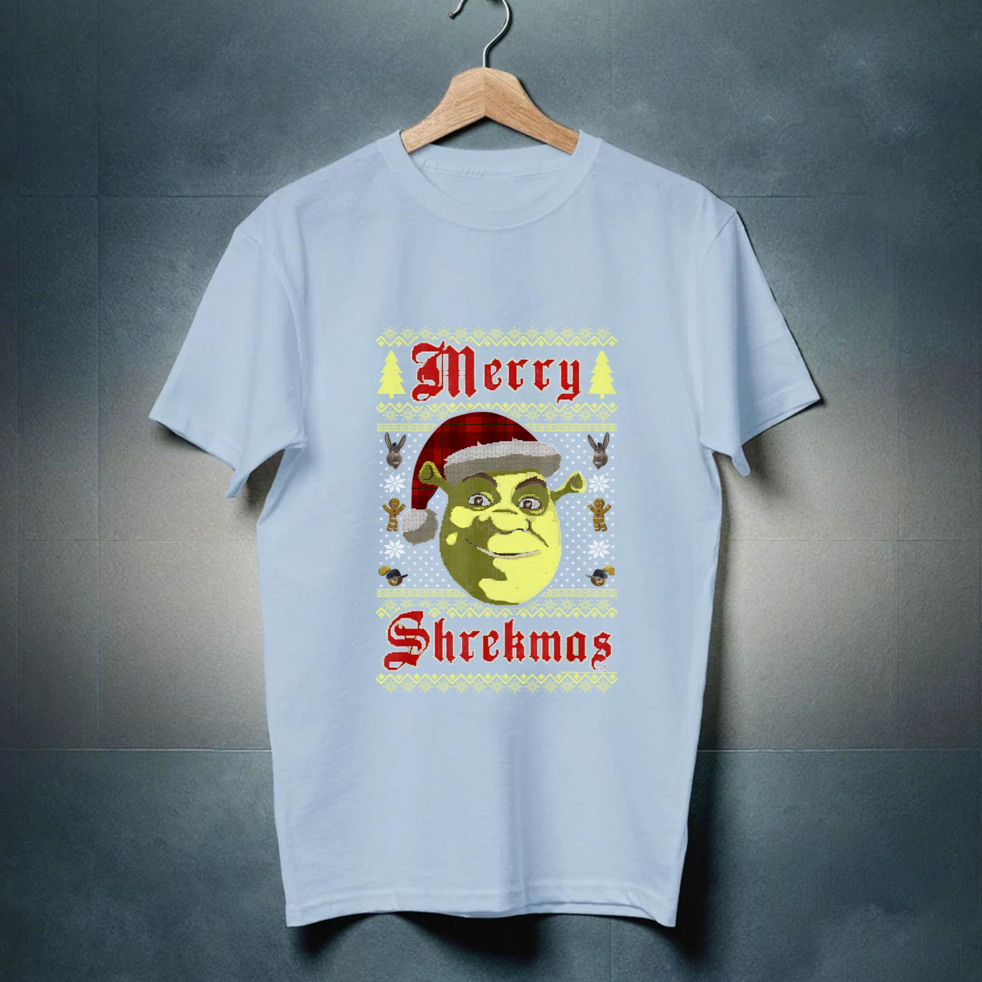 Limited edition Shrek Merry Shrekmas Ugly Shirt-TH43568 - Walmart.com
