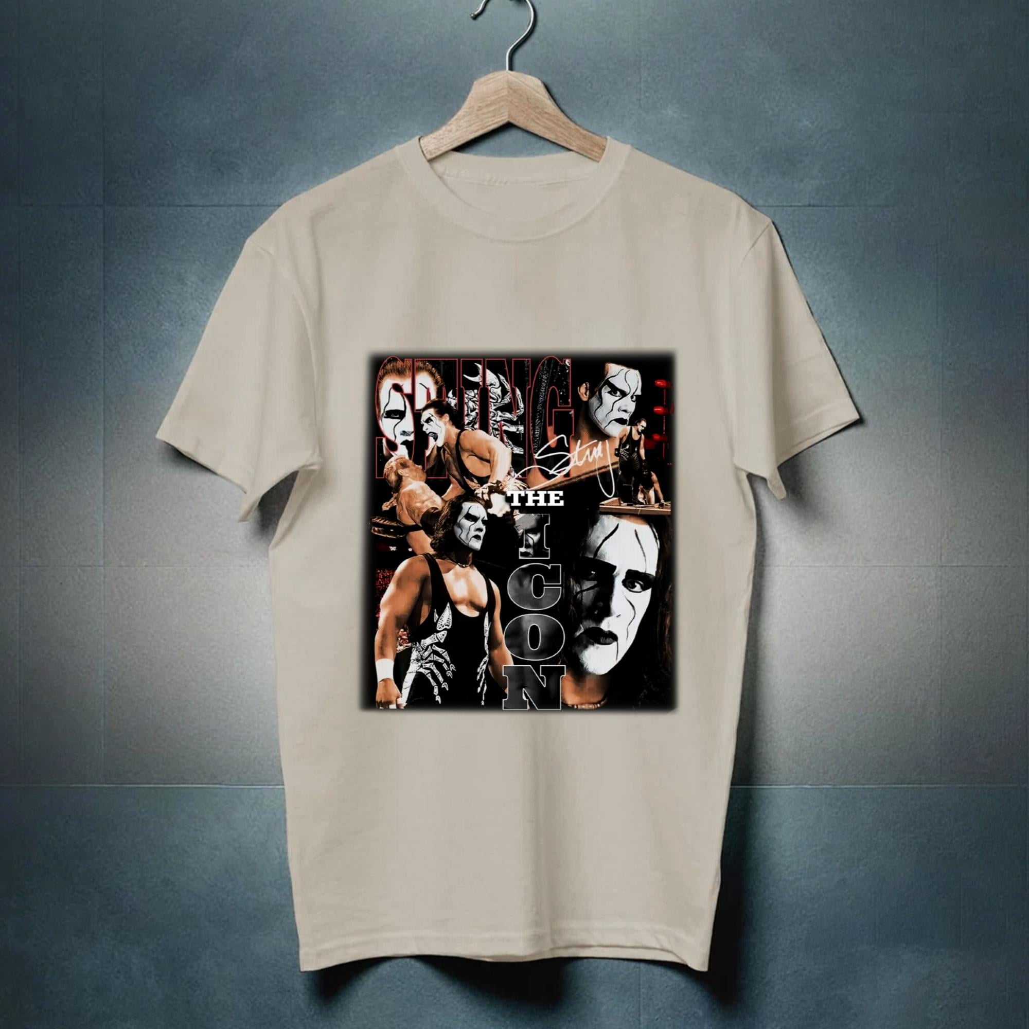 Limited edition Sting t-shirf The Icon ECW WCW WWF WRESTLING-TH43742 ...