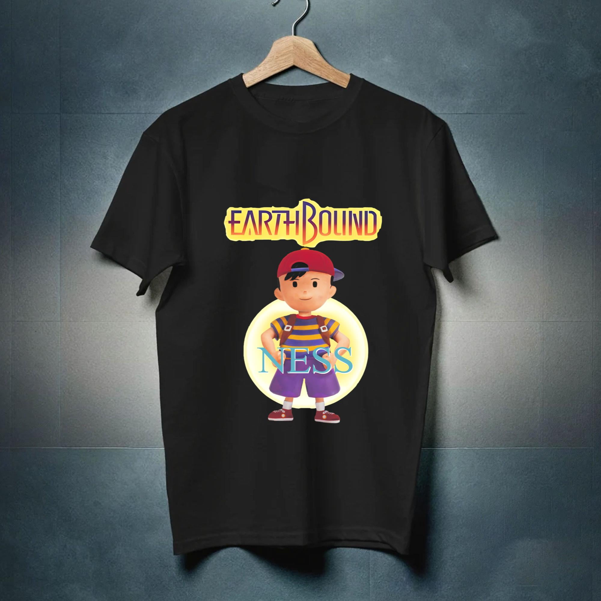 Limited edition TSHIRT-Earthbound Ness Retro Snes Video Game T Shirt ...